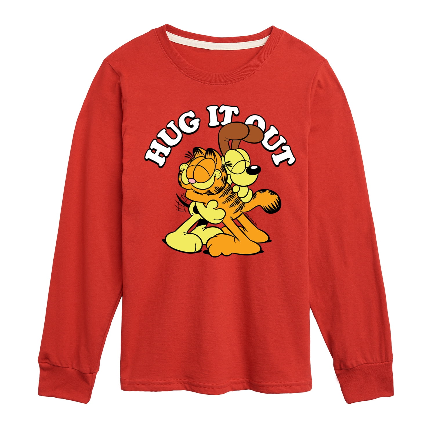 Garfield - Hug It Out - Toddler & Youth Long Sleeve Graphic T-Shirt ...