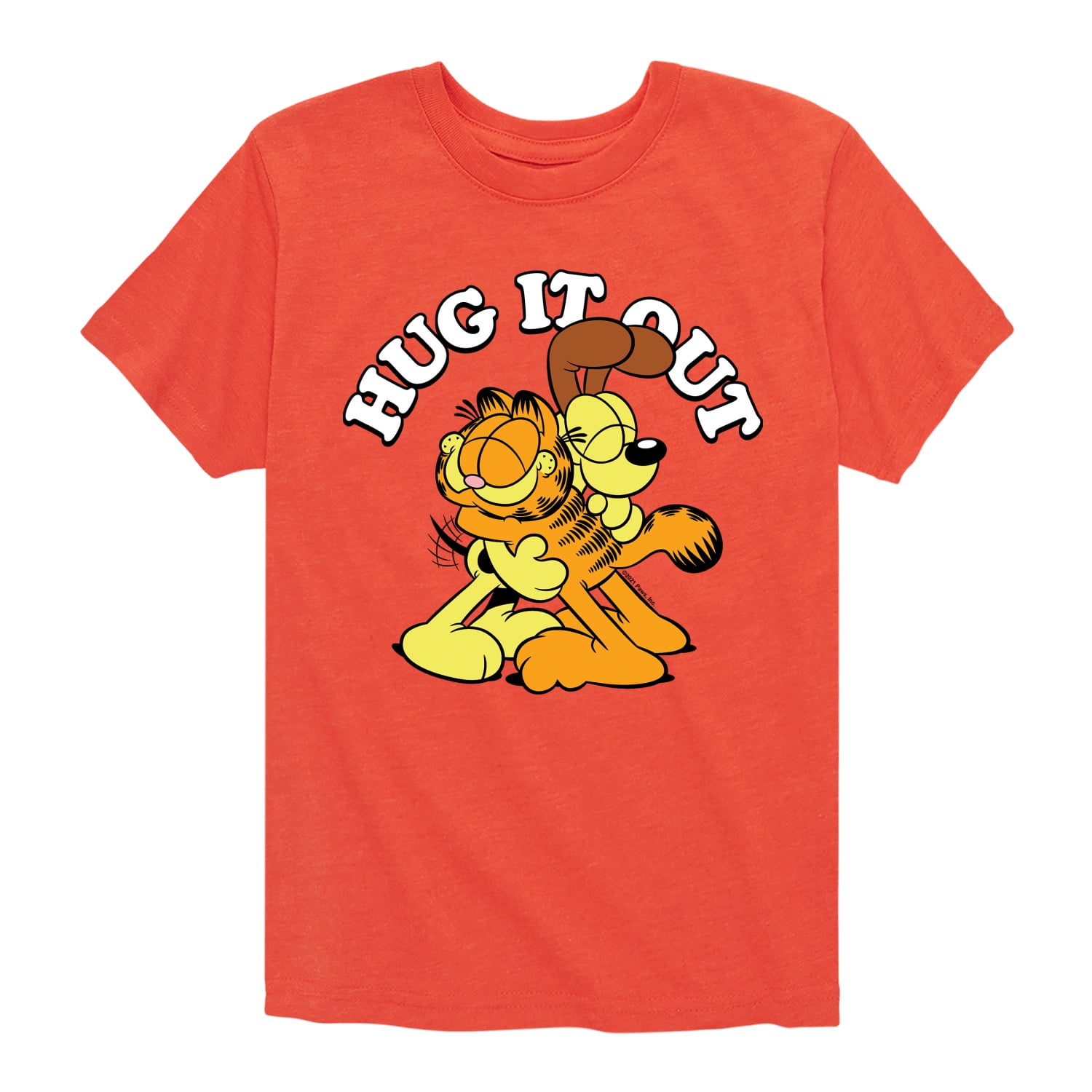Garfield - Hug It Out - Toddler & Youth Short Sleeve Graphic T-Shirt ...