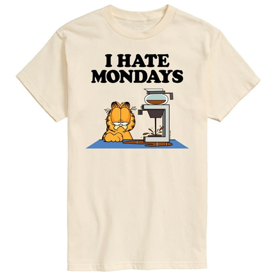 Garfield - Monday Again - Men's Short Sleeve Graphic T-Shirt - Walmart.com