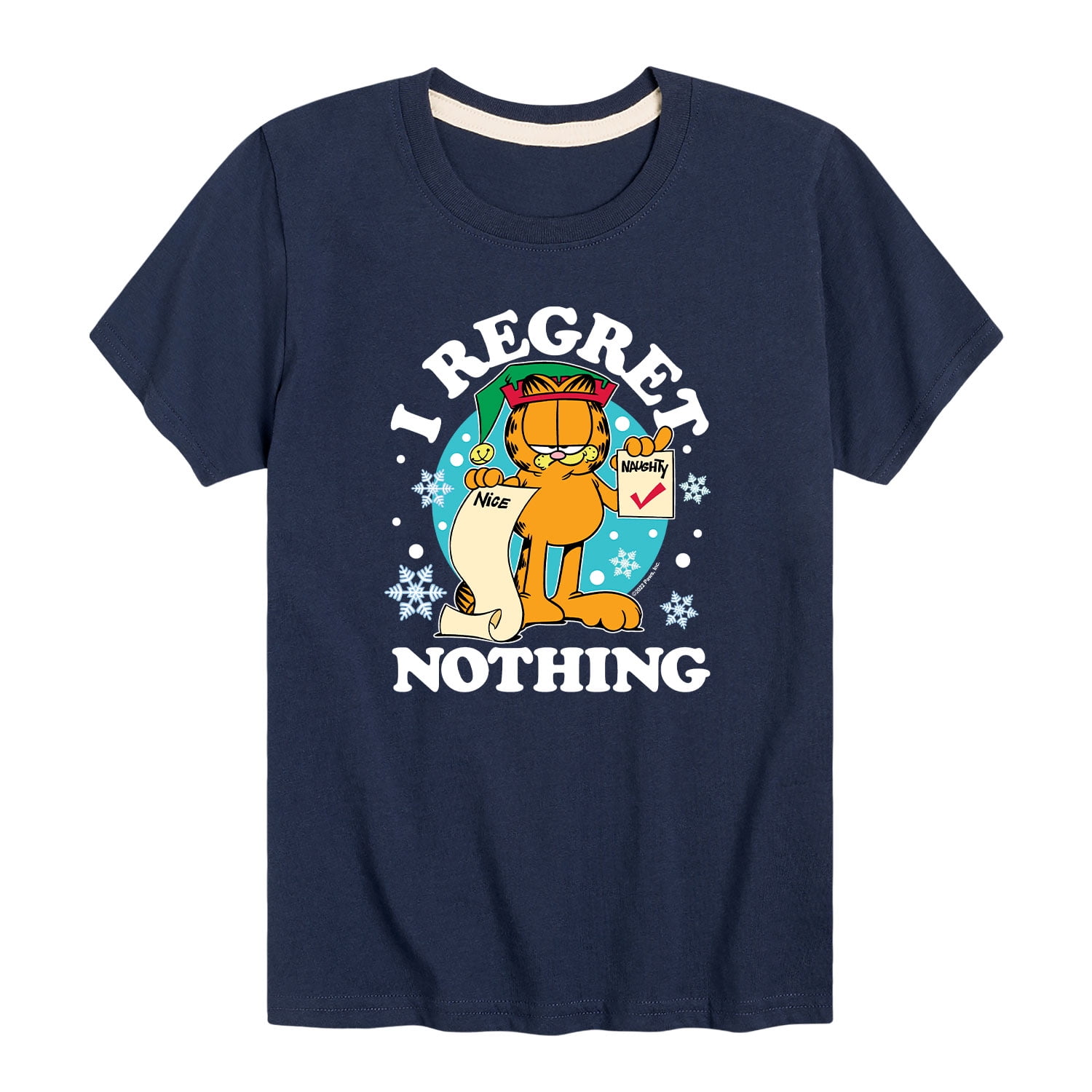Garfield - I Regret Nothing - Toddler And Youth Short Sleeve Graphic T ...