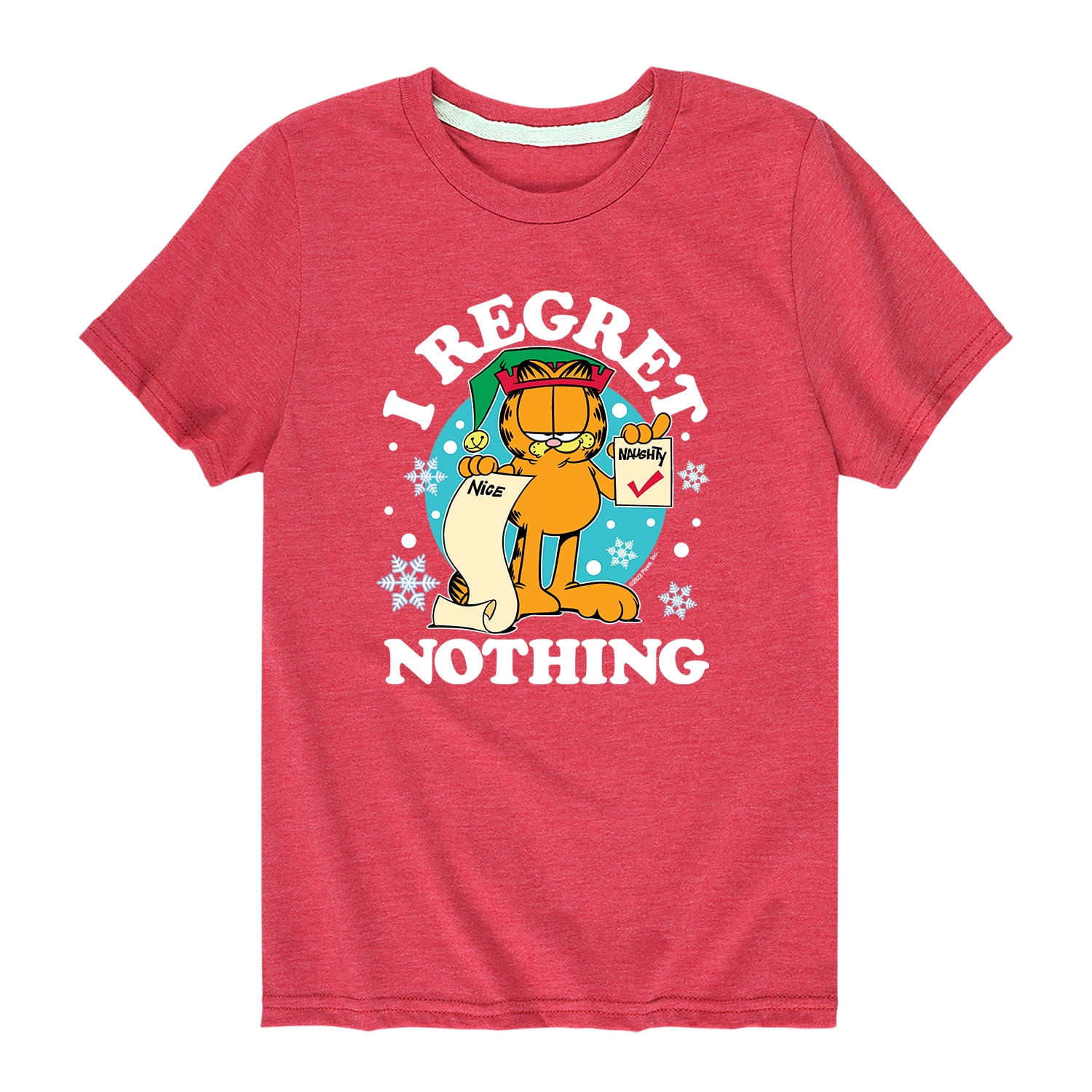 Garfield - I Regret Nothing - Toddler And Youth Short Sleeve Graphic T ...