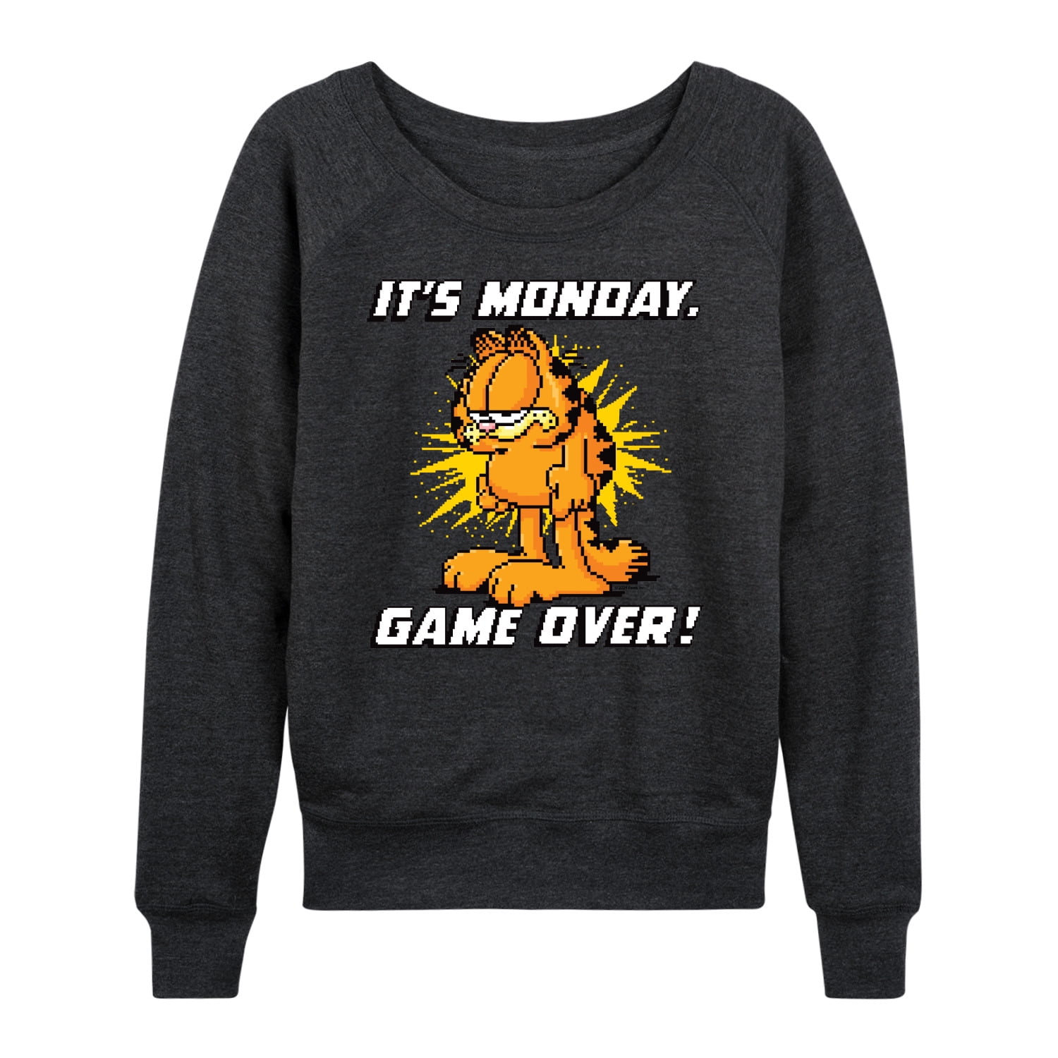 Garfield - It's Monday Garfield - Women's Lightweight French Terry Long ...