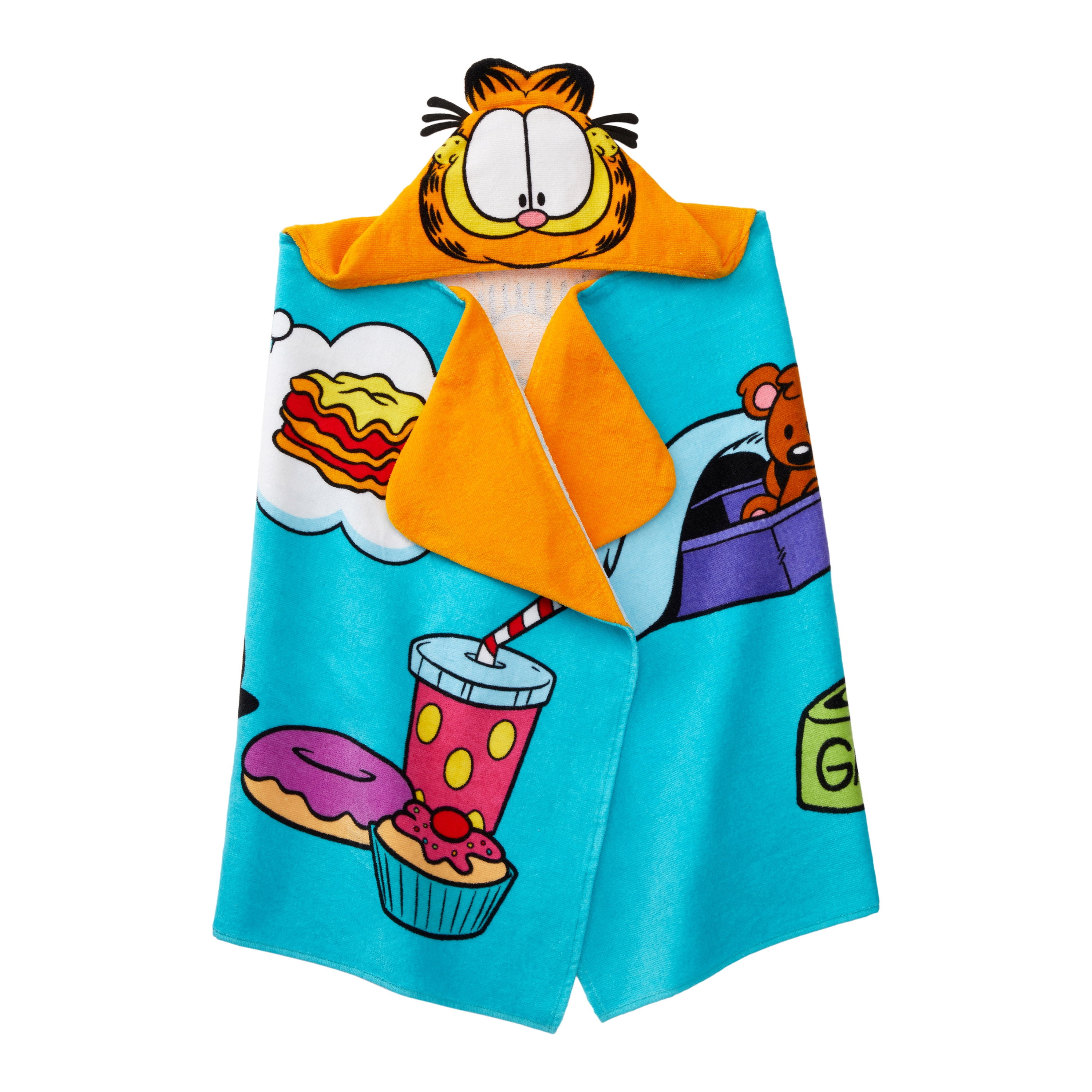 Garfield Kids Hooded Bath Towel, Cotton - Walmart.com