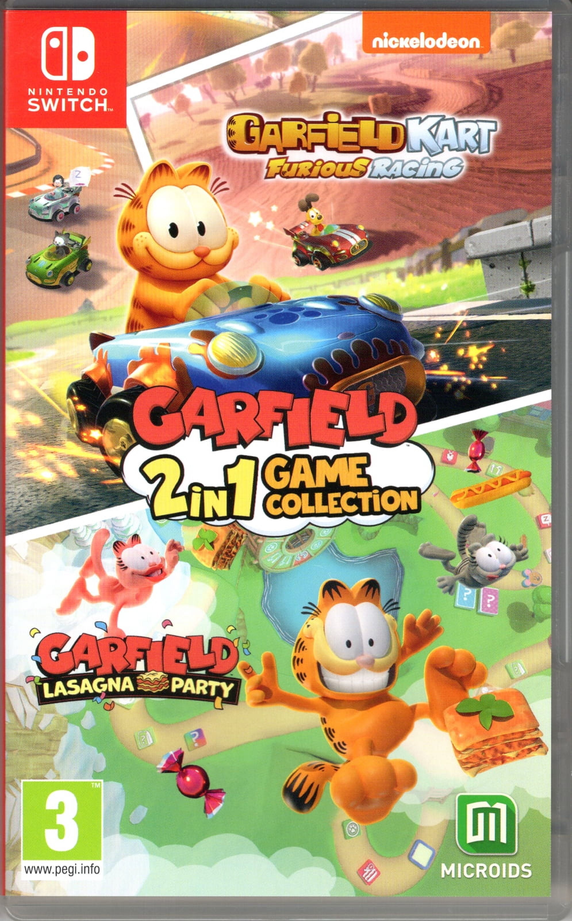 Garfield Lasagna Party + Garfield Kart Furious Racing for Nintendo ...