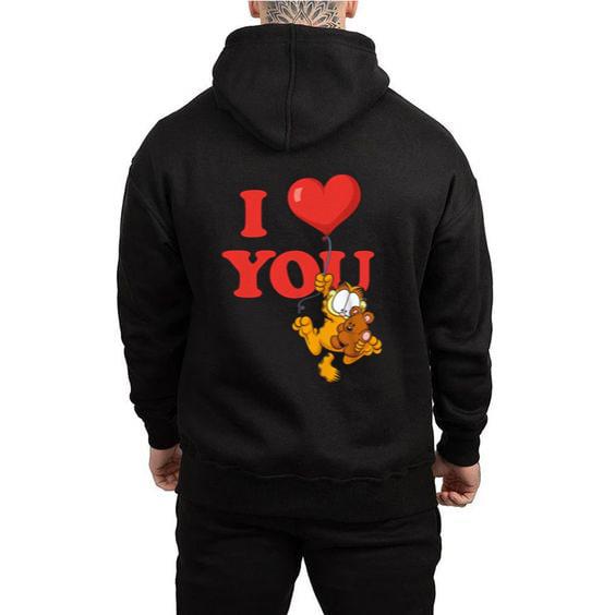 Garfield Mad Engine Youth Valentine's Day Hoodie Featuring the Iconic ...