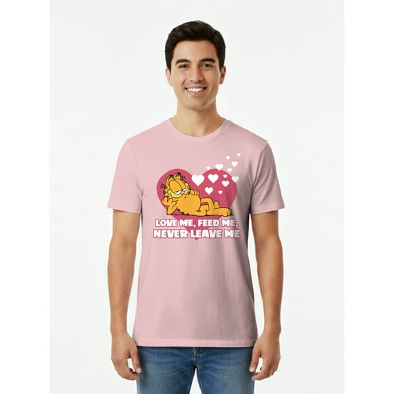 Garfield, Men's & Big Men's Valentine's Day Graphic Tee, Sizes S-3XL ...