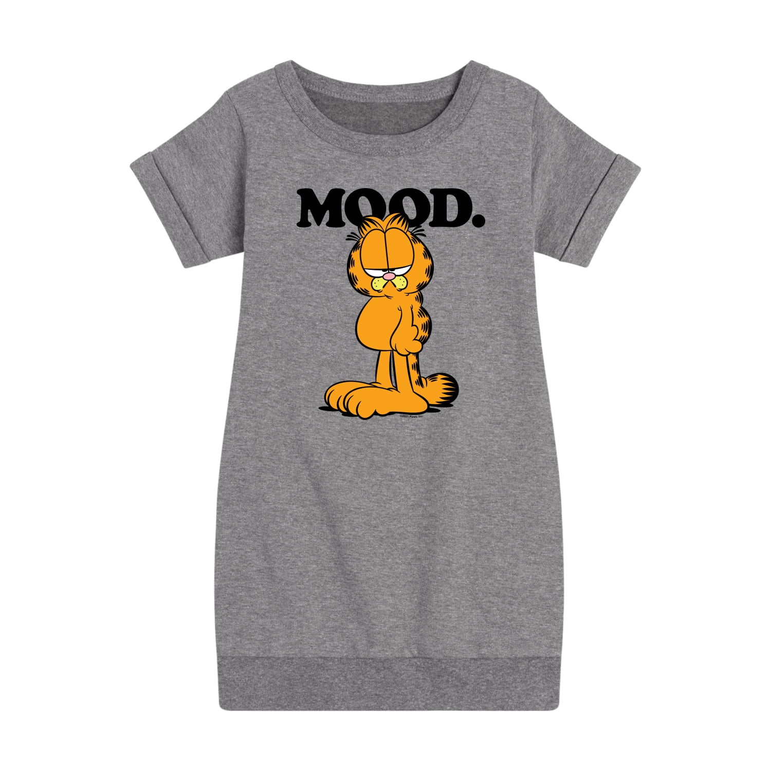 Garfield - Mood - Toddler And Youth Girls Fleece Dress - Walmart.com