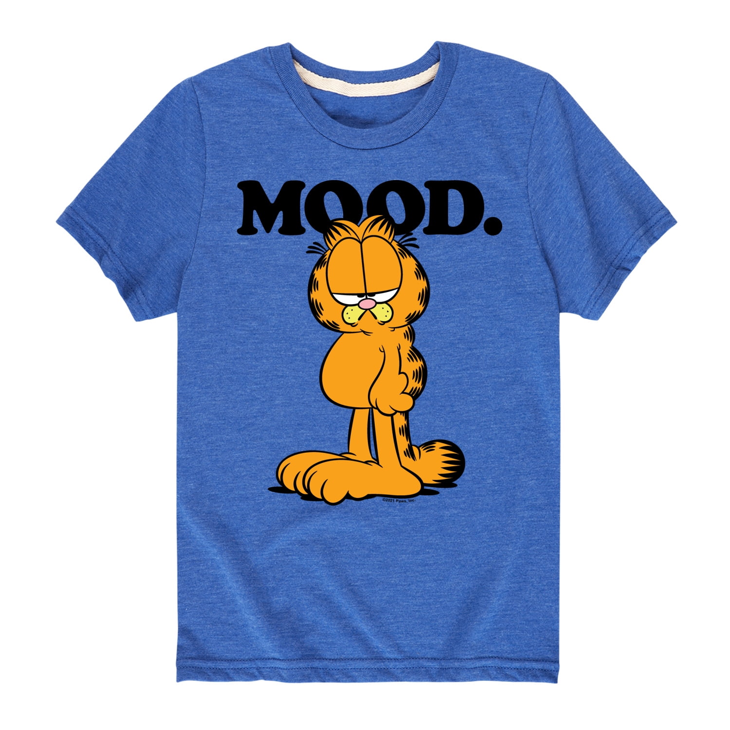 Garfield - Mood - Toddler And Youth Short Sleeve Graphic T-Shirt ...