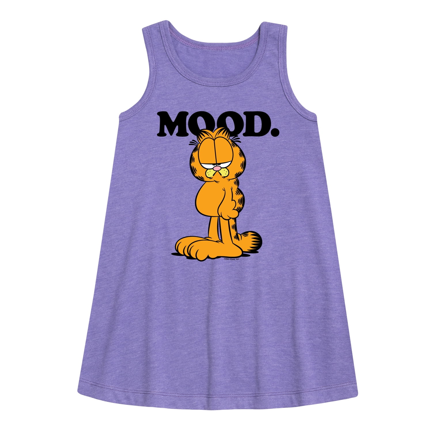 Garfield - Mood - Toddler and Youth Girls A-line Dress - Walmart.com