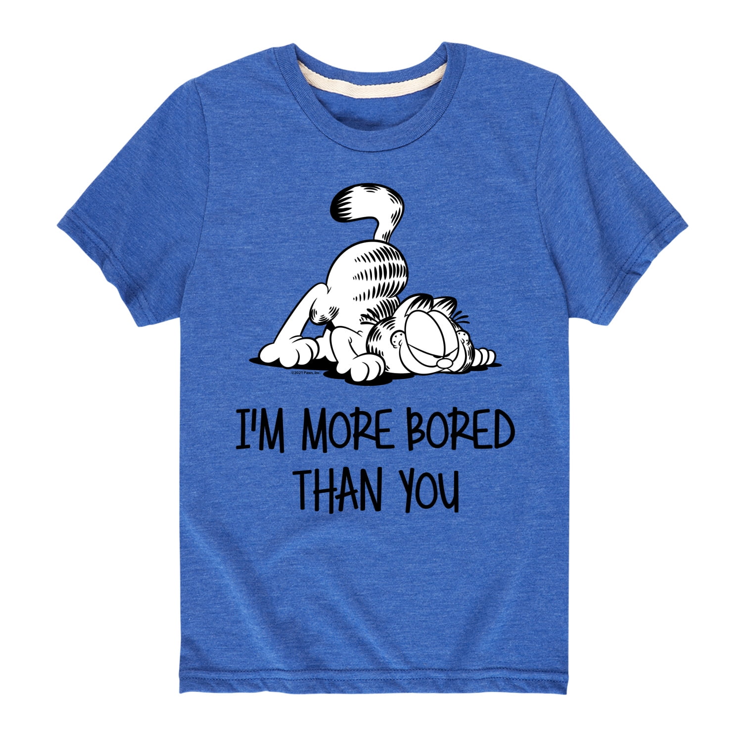 Garfield - More Bored Than You - Toddler And Youth Short Sleeve Graphic ...