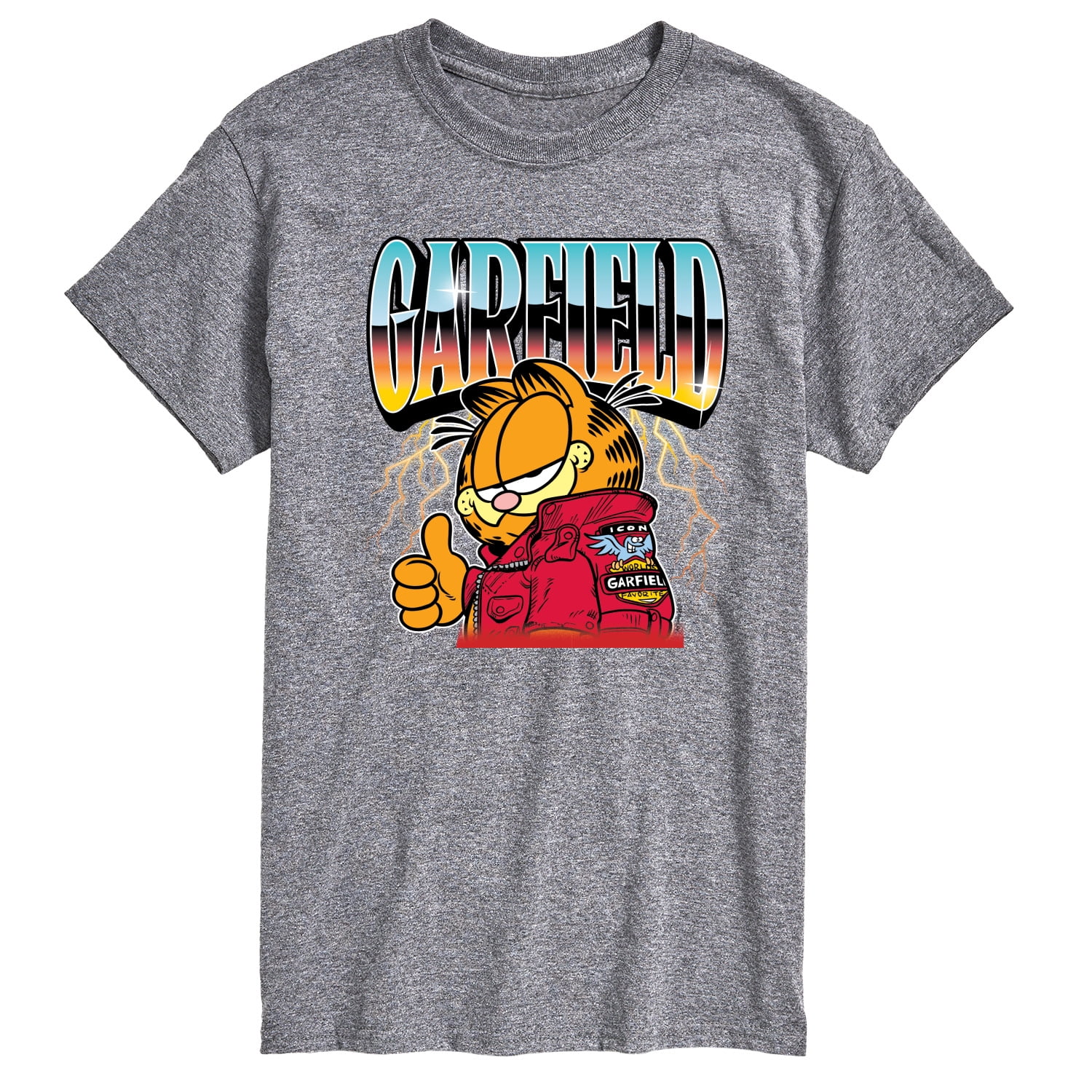 Garfield - Motorcycle Garf - Men's Short Sleeve Graphic T-Shirt ...