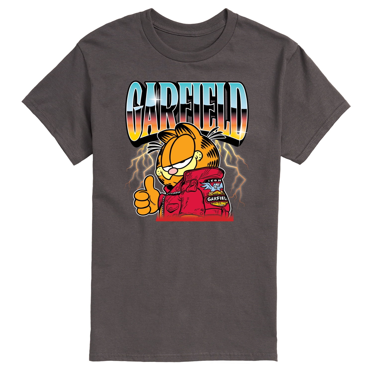 Garfield - Motorcycle Garf - Men's Short Sleeve Graphic T-Shirt ...