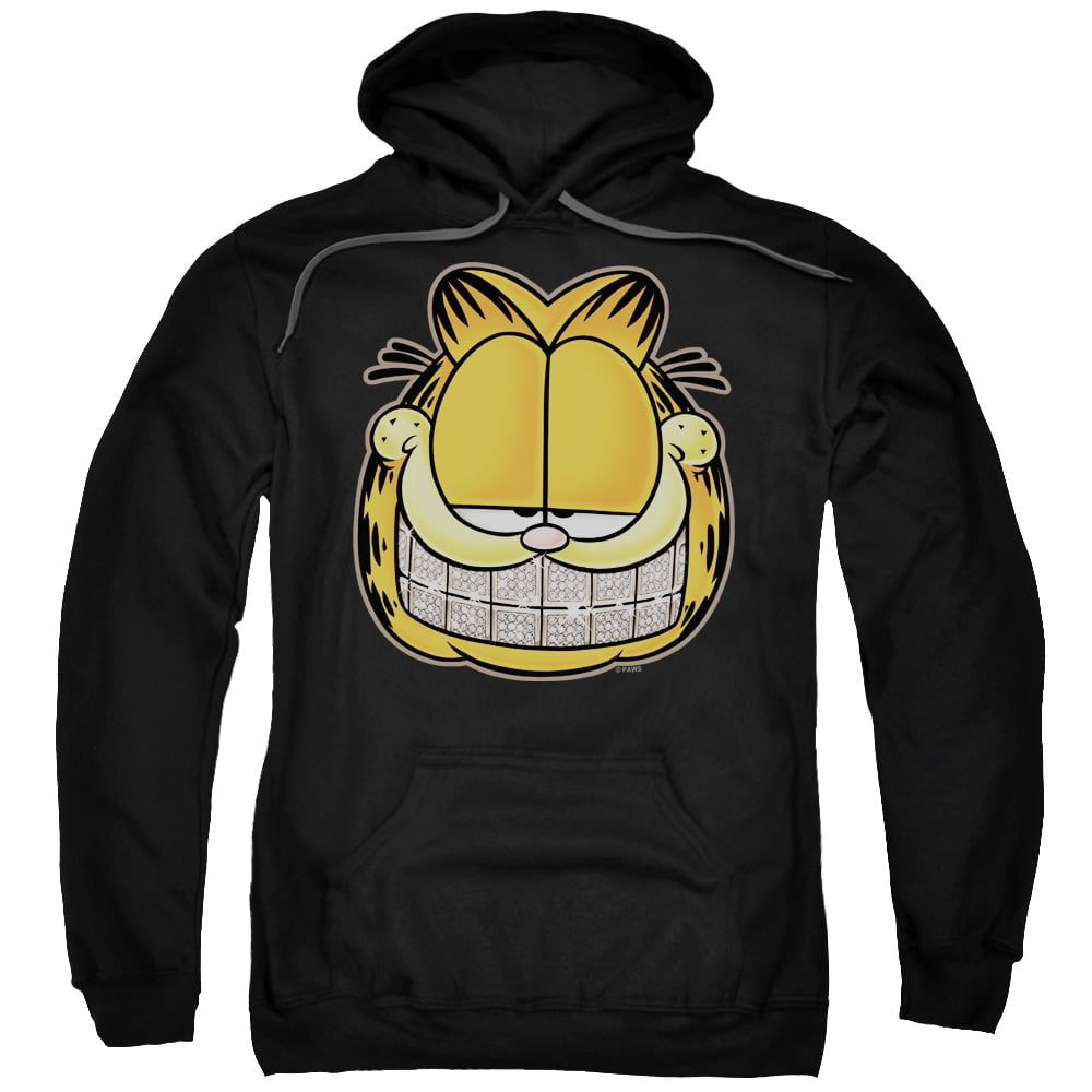 Garfield Nice Grill Adult Pullover Hoodie Sweatshirt Black - Walmart.com