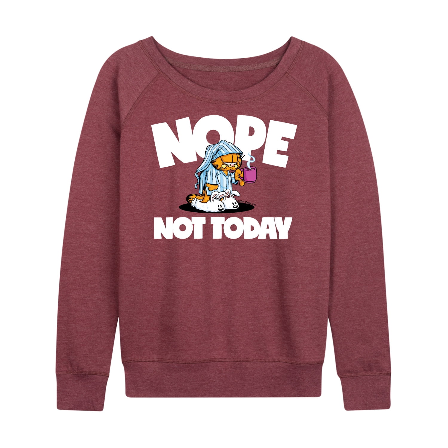 Garfield - Nope Not Today - Women's Lightweight French Terry Long ...