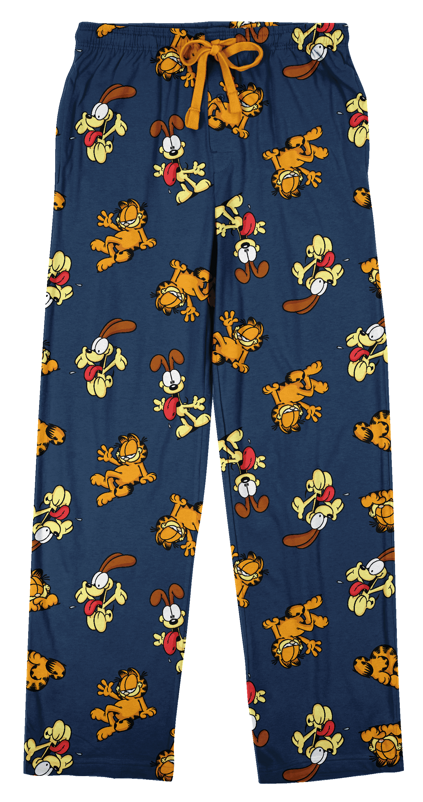 Garfield & Odie All-Over Print Men's Navy Sleep Pajama Pants Large ...