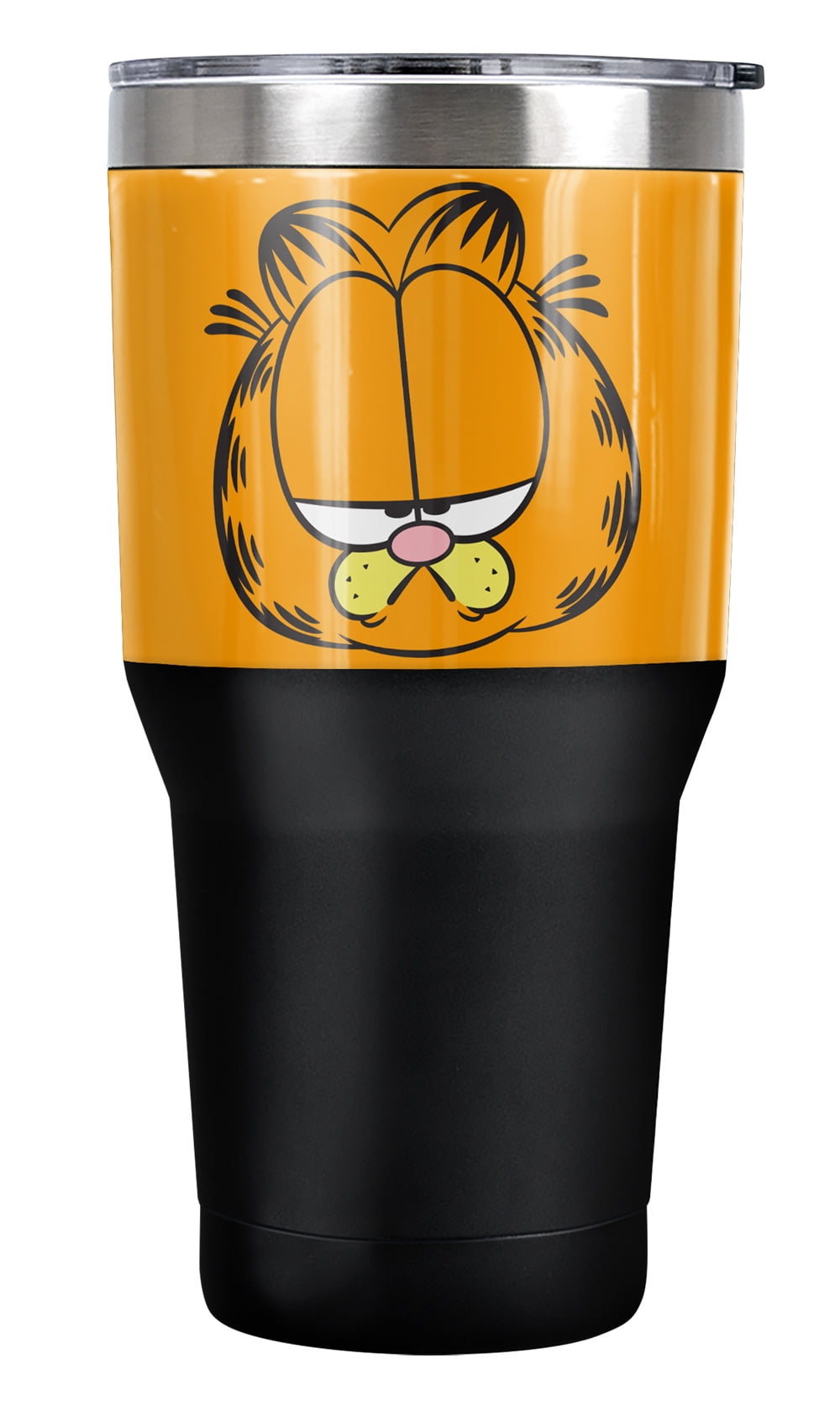 Garfield Official Garfield Big Head 30 oz Travel Tumbler, Stainless ...