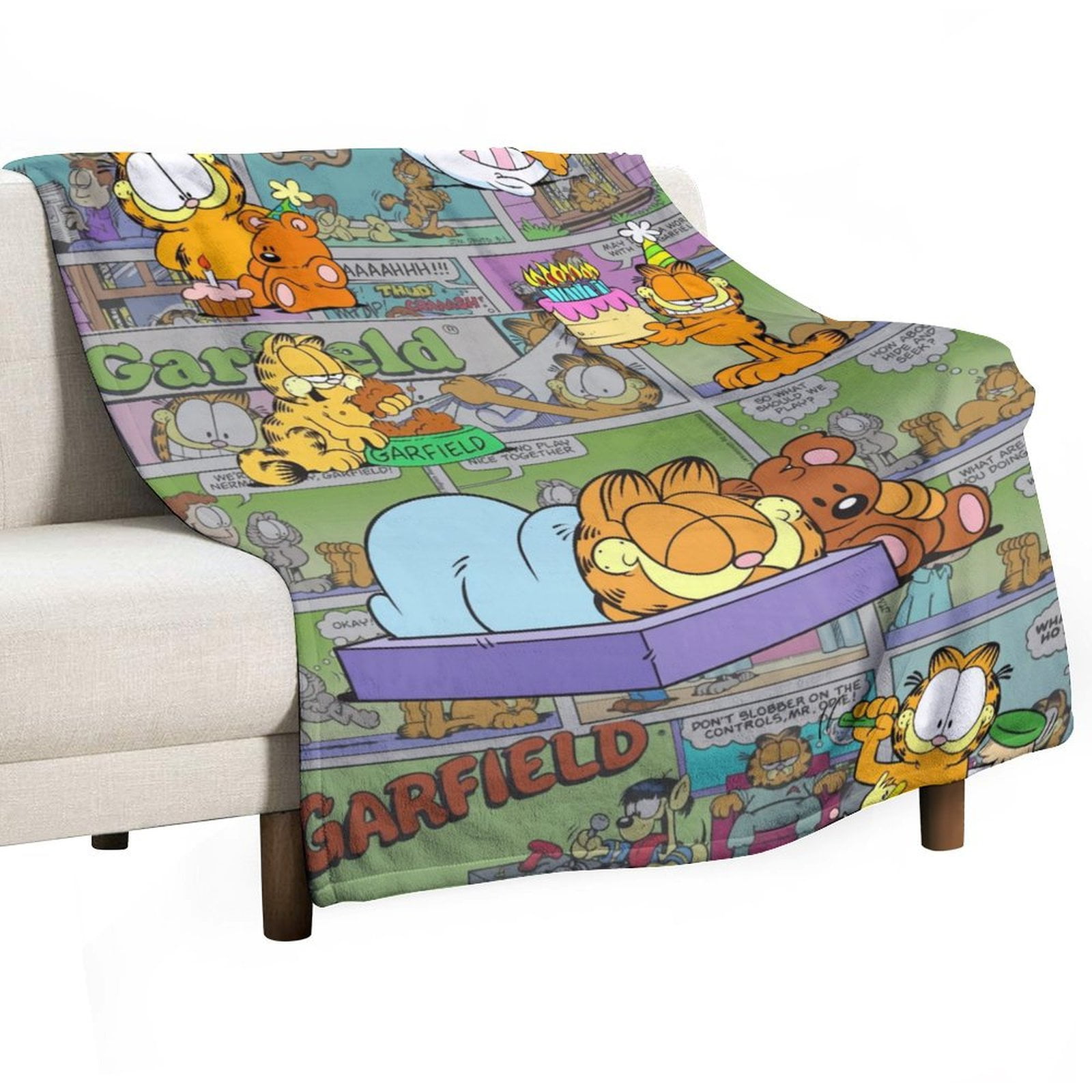 Garfield Queen Size Blanket, Gifts for Girls And Boys, Super Soft ...
