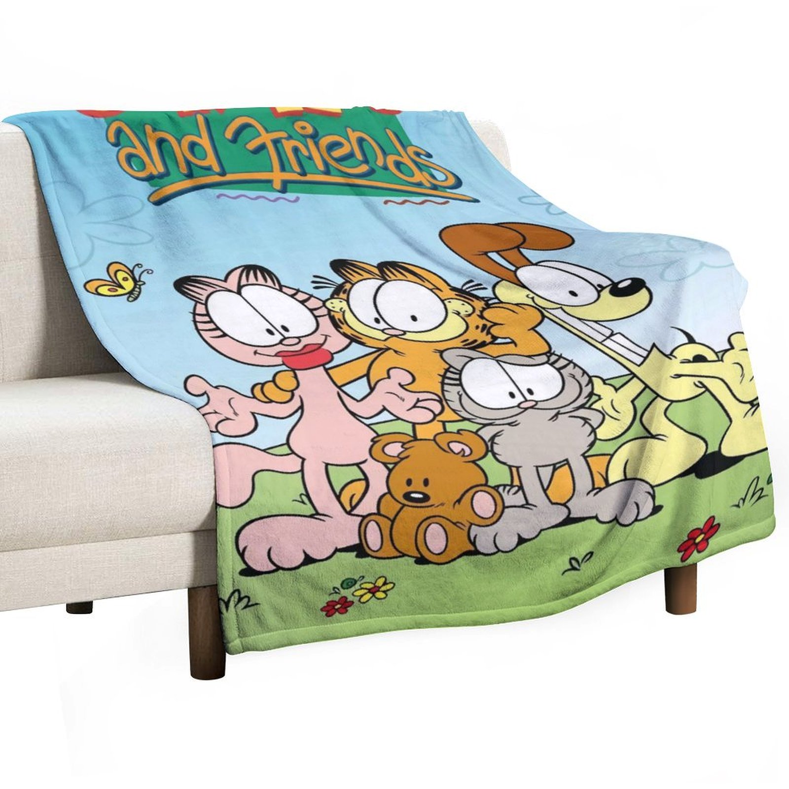 Garfield Queen Size Blanket, Gifts for Girls And Boys, Super Soft ...