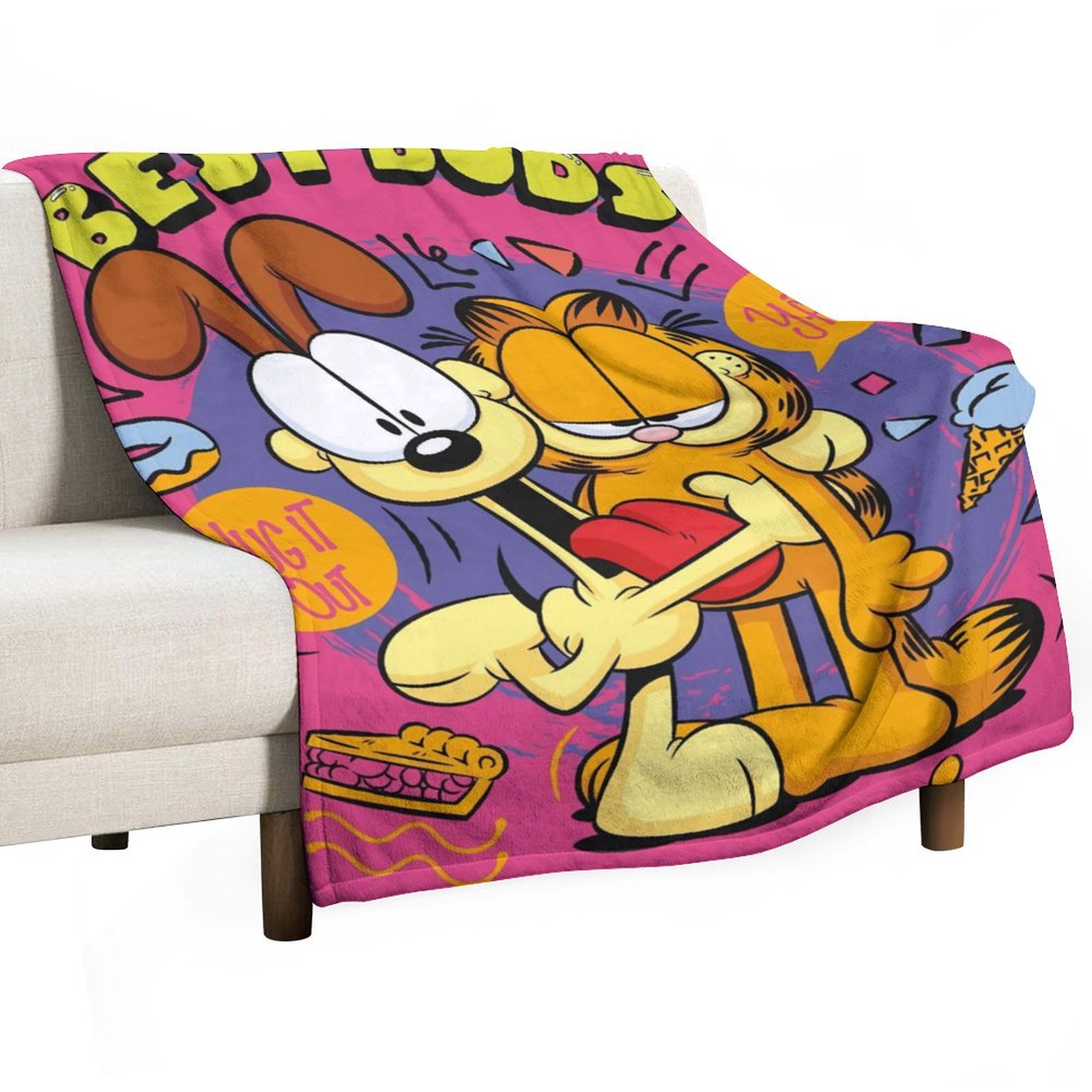Garfield Queen Size Blanket, Gifts for Girls And Boys, Super Soft ...