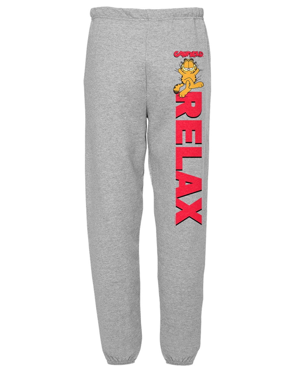 Garfield Relax Like Garfield Mens Jogger Sweatpants, Athletic Heather ...