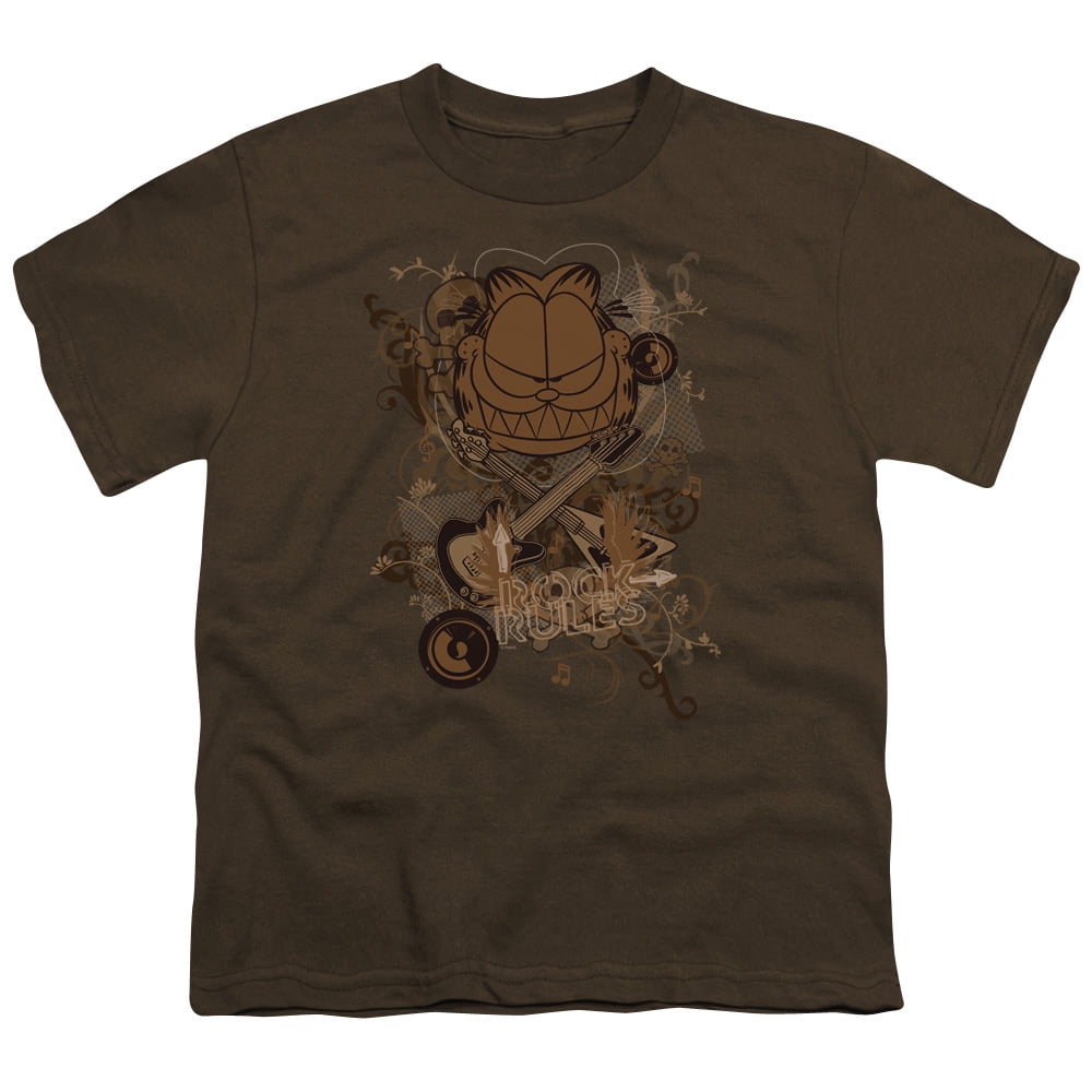 Garfield - Rock Rules - Youth Short Sleeve Shirt - Medium - Walmart.com