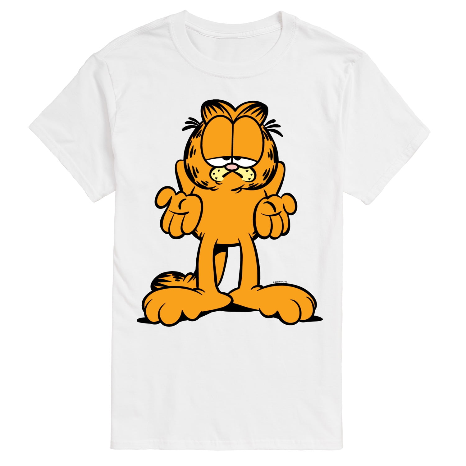 Garfield - Shrug - Men's Short Sleeve Graphic T-Shirt - Walmart.com