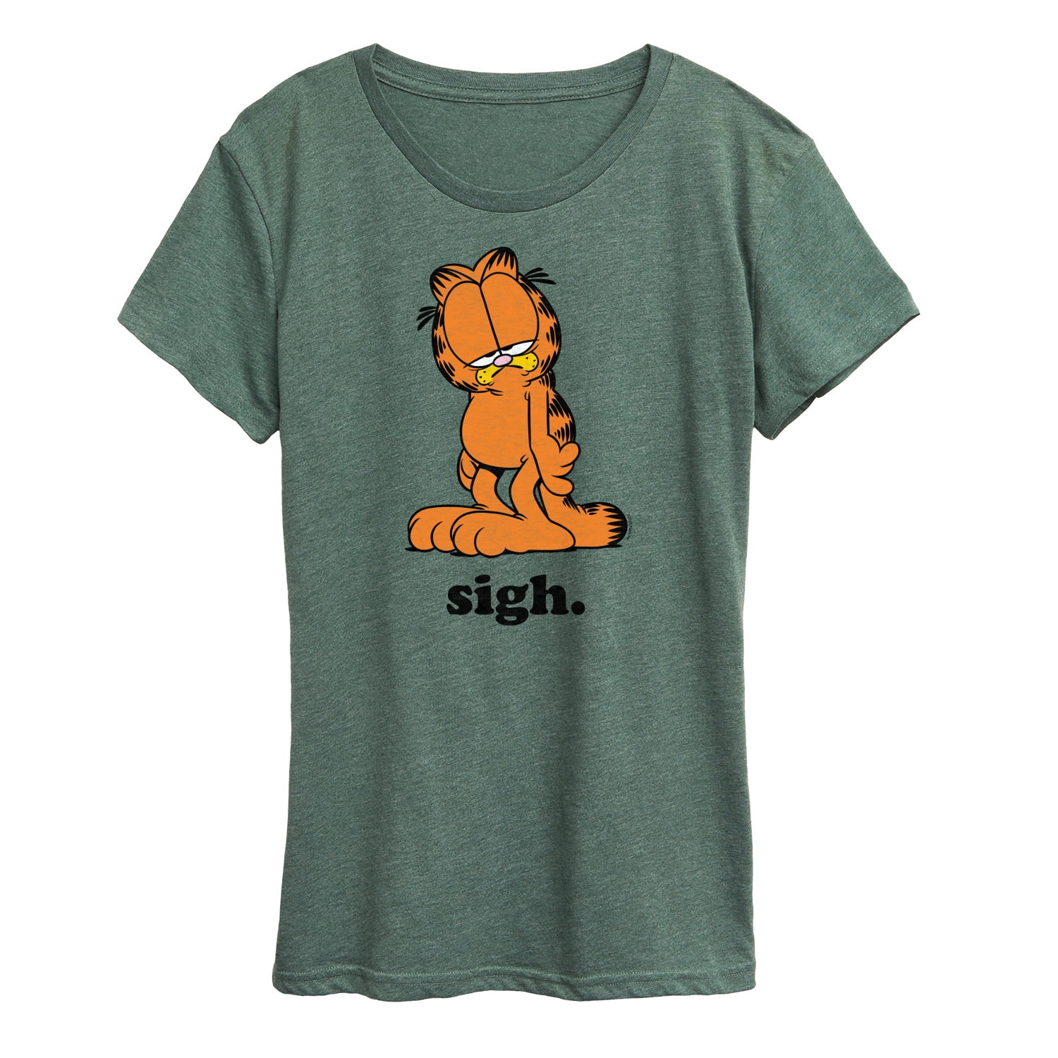 Garfield - Sigh Garfield - Women's Short Sleeve Graphic T-Shirt ...
