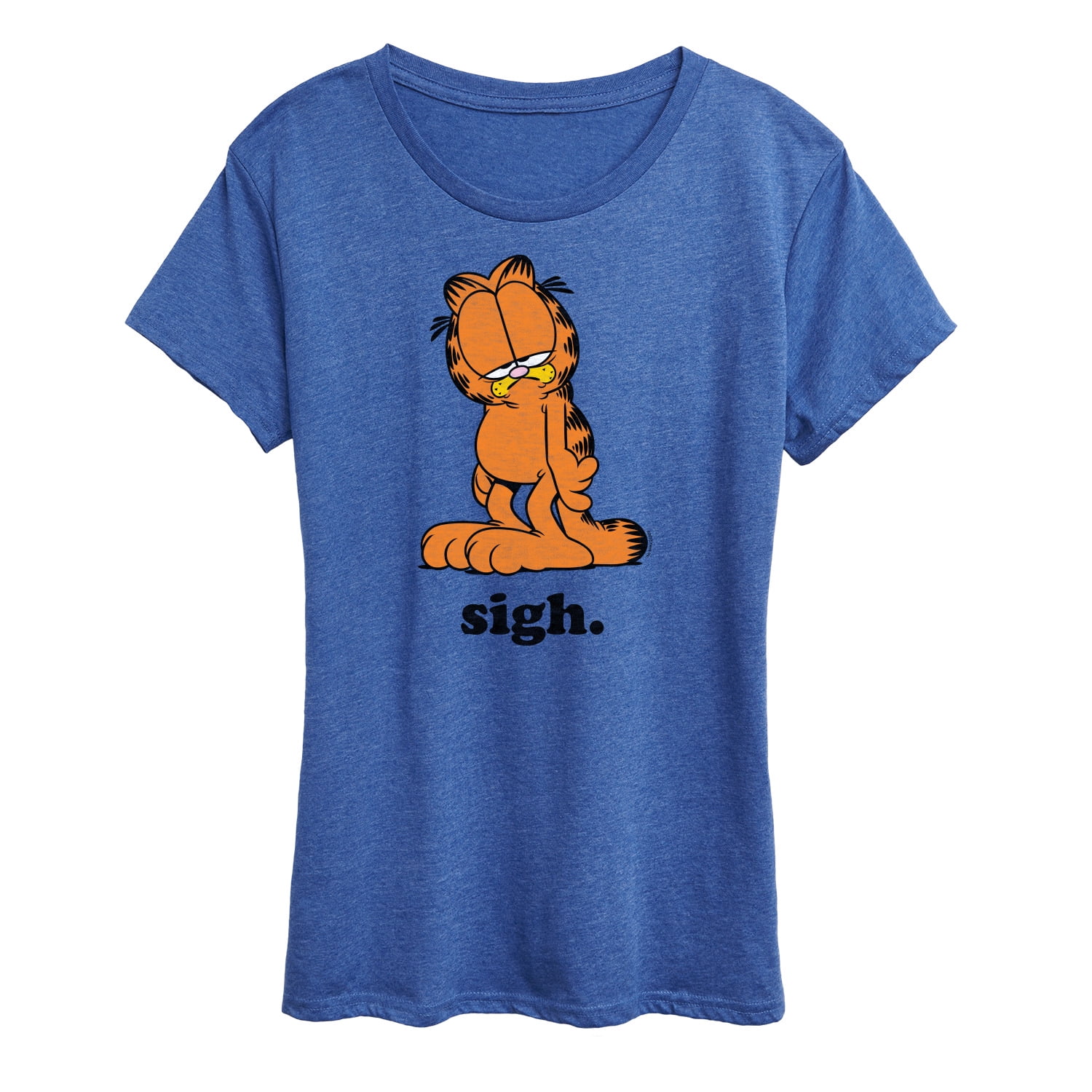 Garfield - Sigh Garfield - Women's Short Sleeve Graphic T-Shirt ...