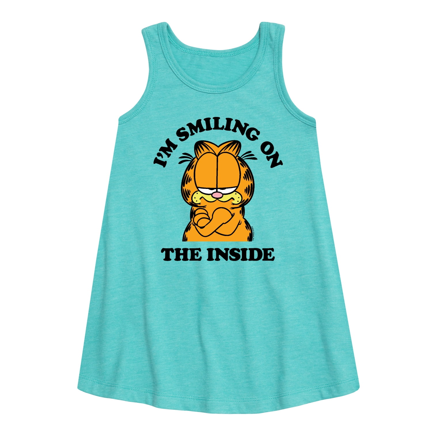Garfield - Smiling On The Inside - Toddler and Youth Girls A-line Dress ...