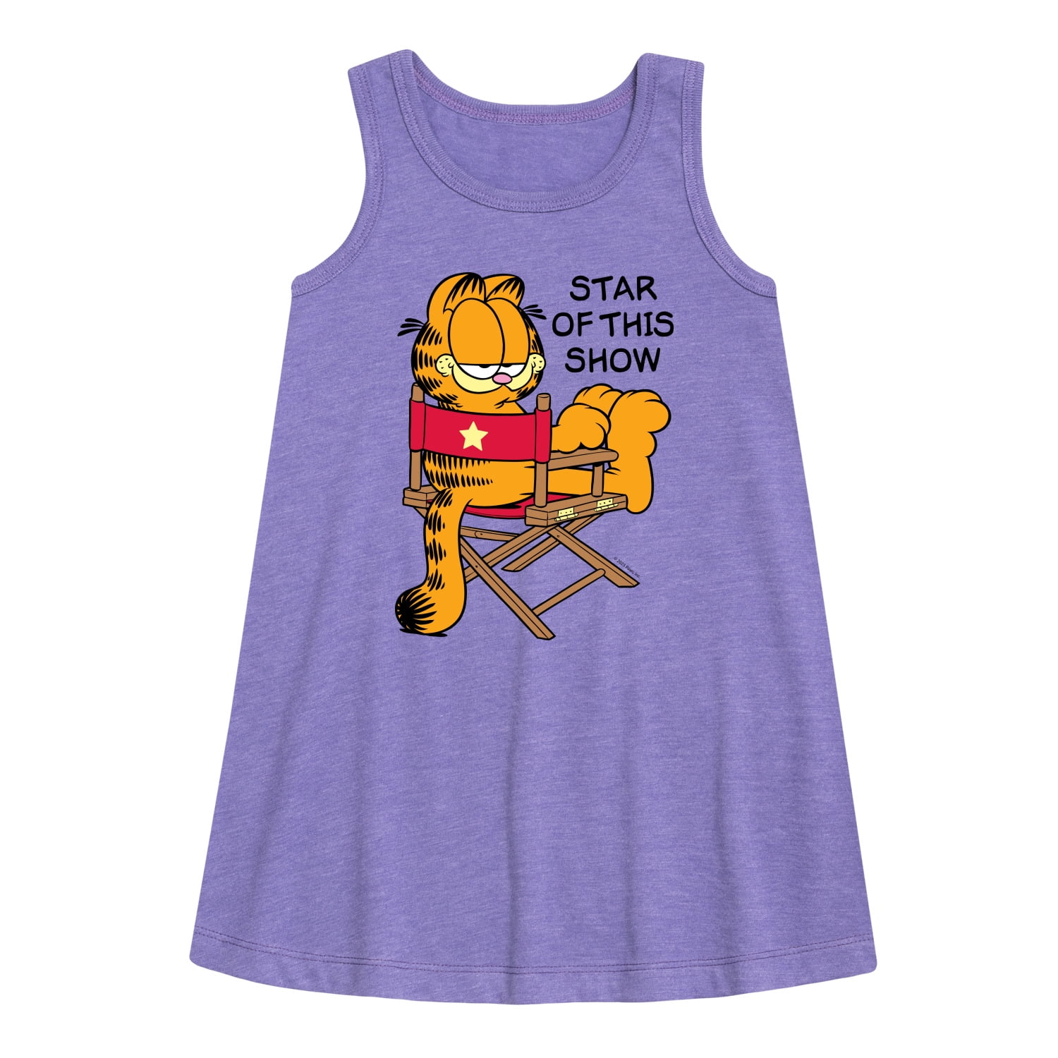 Garfield - Star Of This Show - Toddler & Youth Girls A-line Dress ...
