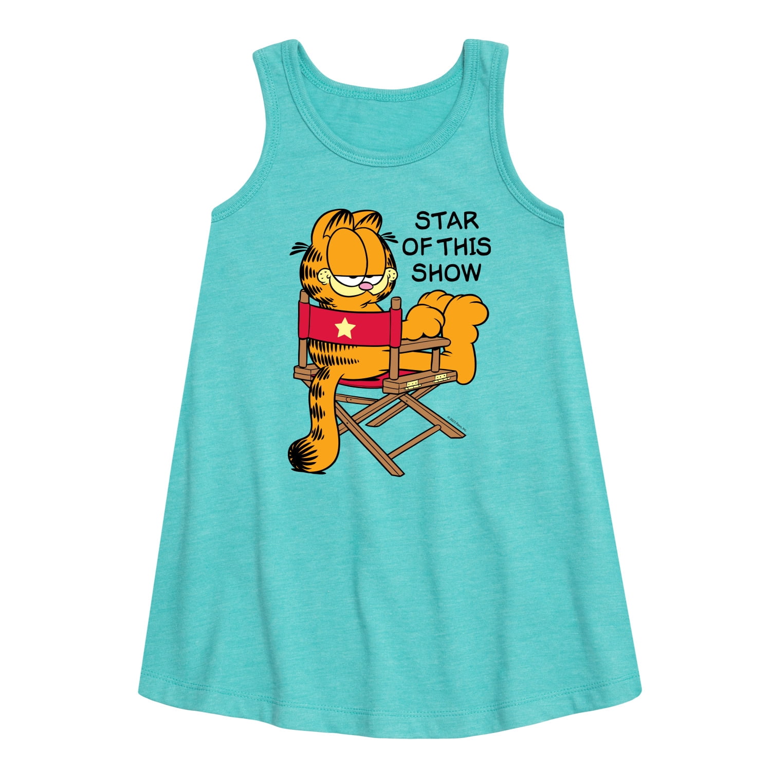 Garfield - Star Of This Show - Toddler & Youth Girls A-line Dress ...