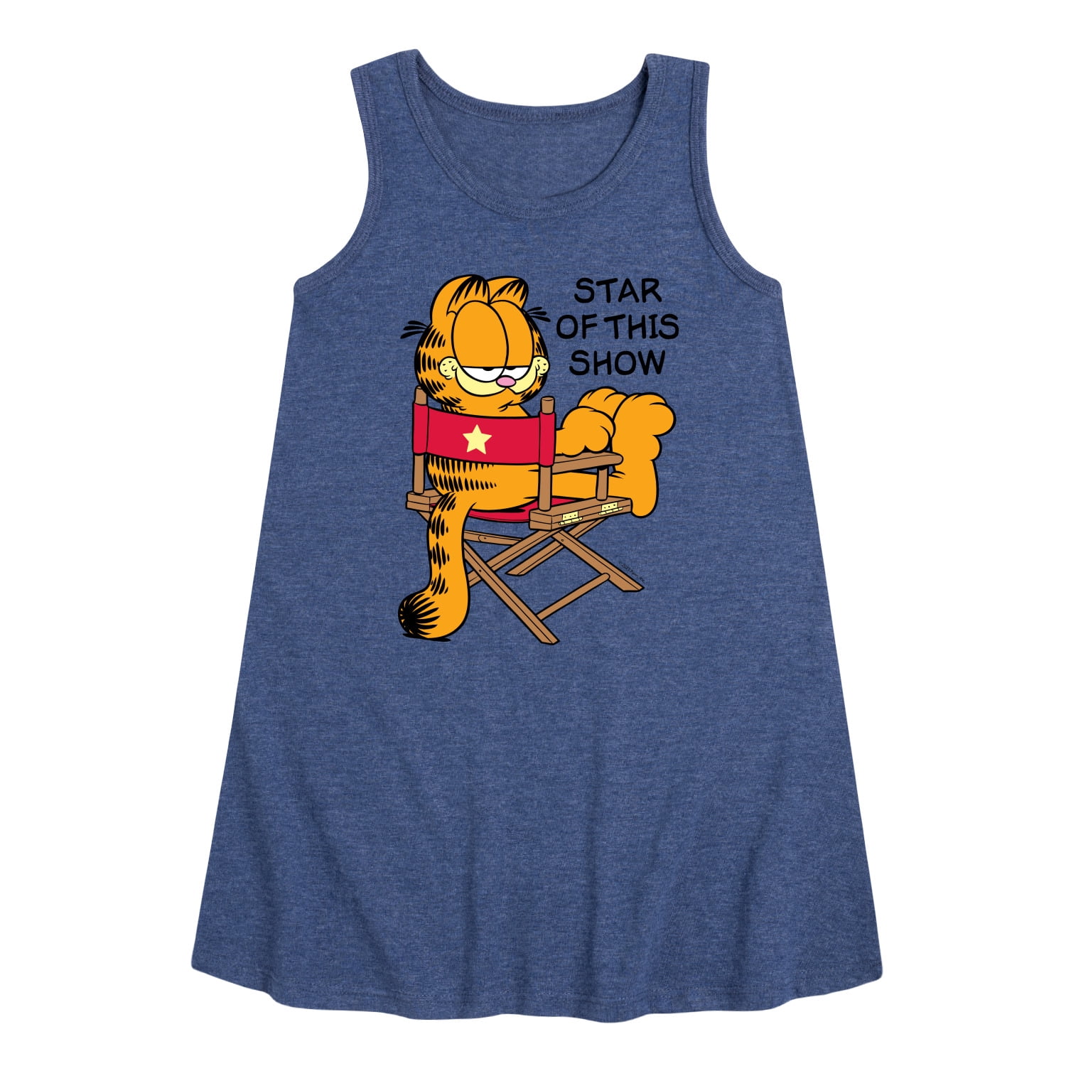 Garfield - Star Of This Show - Toddler & Youth Girls A-line Dress ...