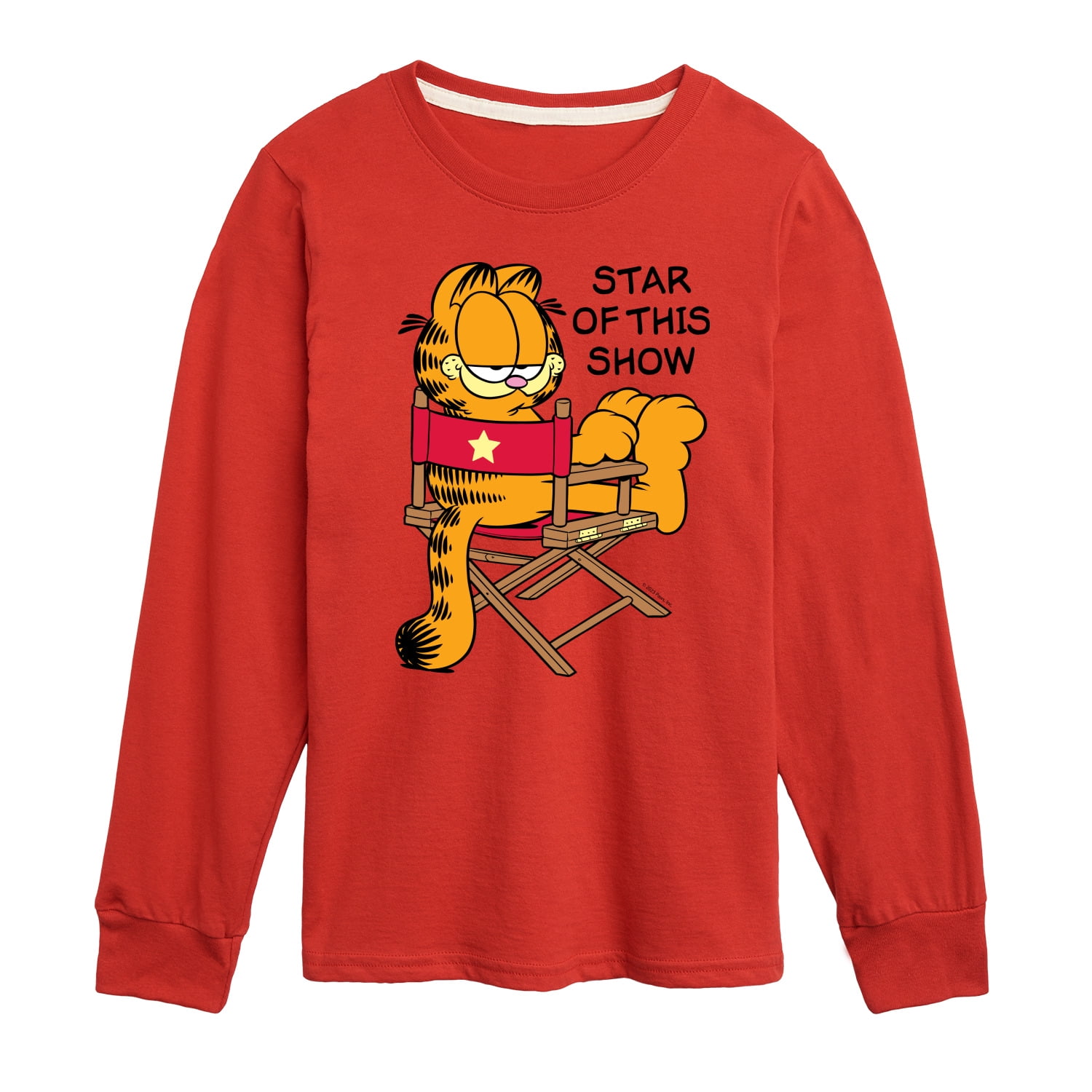 Garfield - Star Of This Show - Toddler & Youth Long Sleeve Graphic T ...