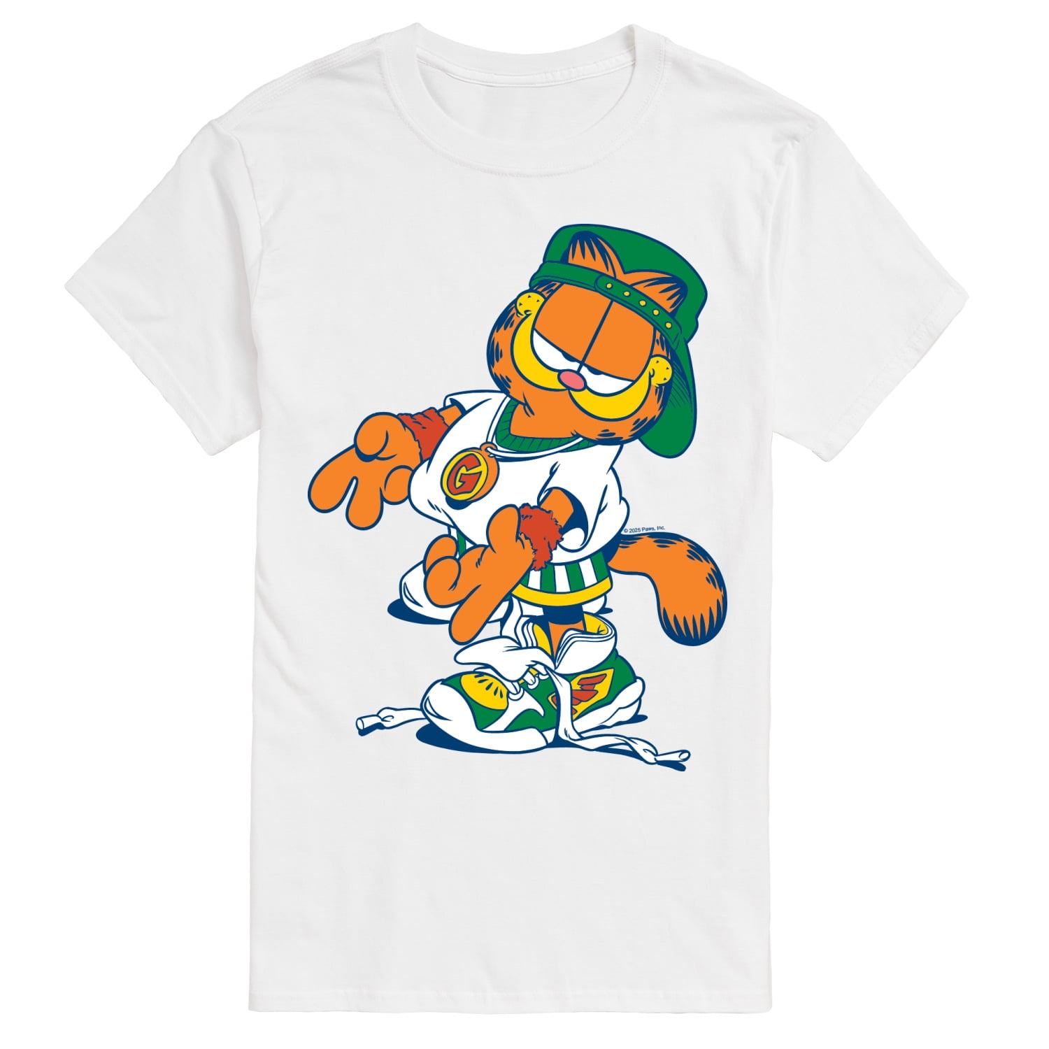 Garfield - Street Fashion Peace Pose - Men's Short Sleeve Graphic T ...