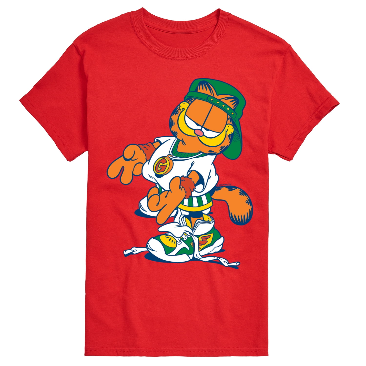 Garfield - Street Fashion Peace Pose - Men's Short Sleeve Graphic T ...