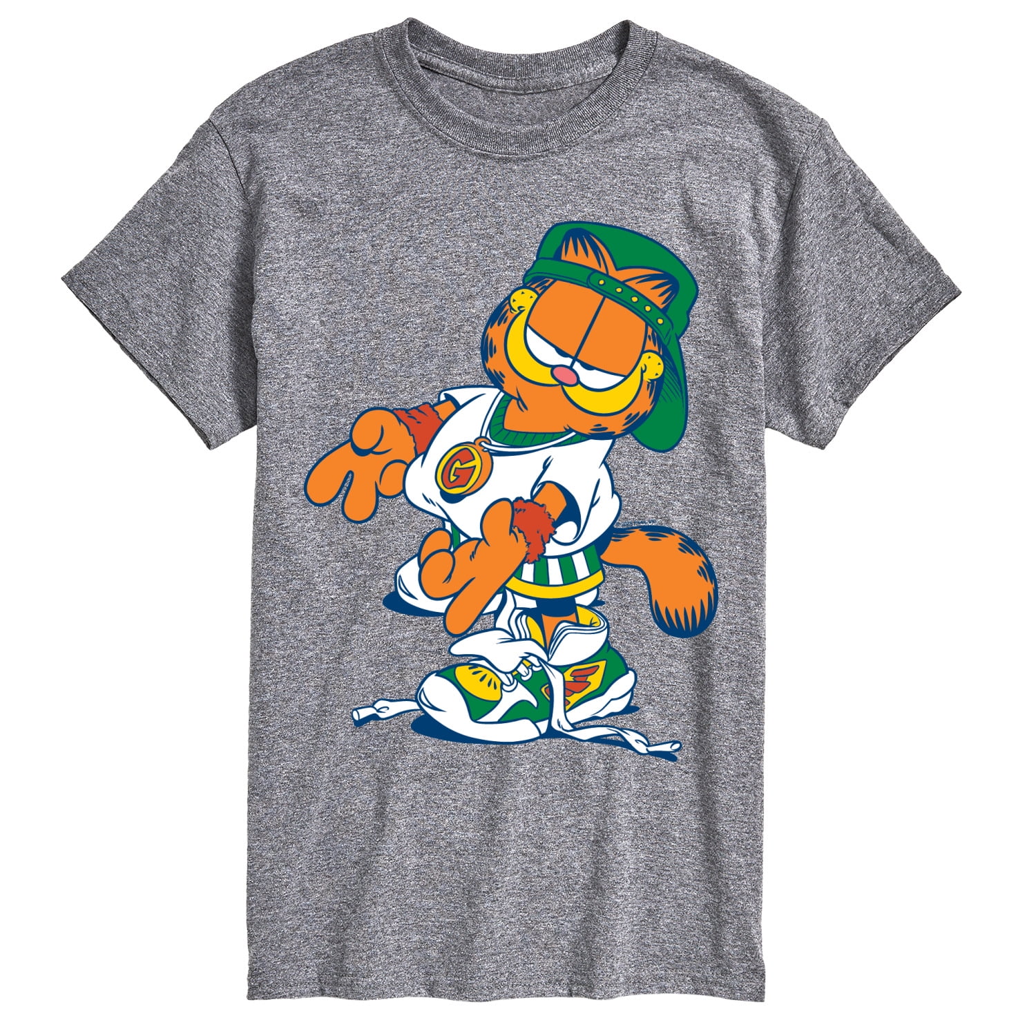 Garfield - Street Fashion Peace Pose - Men's Short Sleeve Graphic T ...