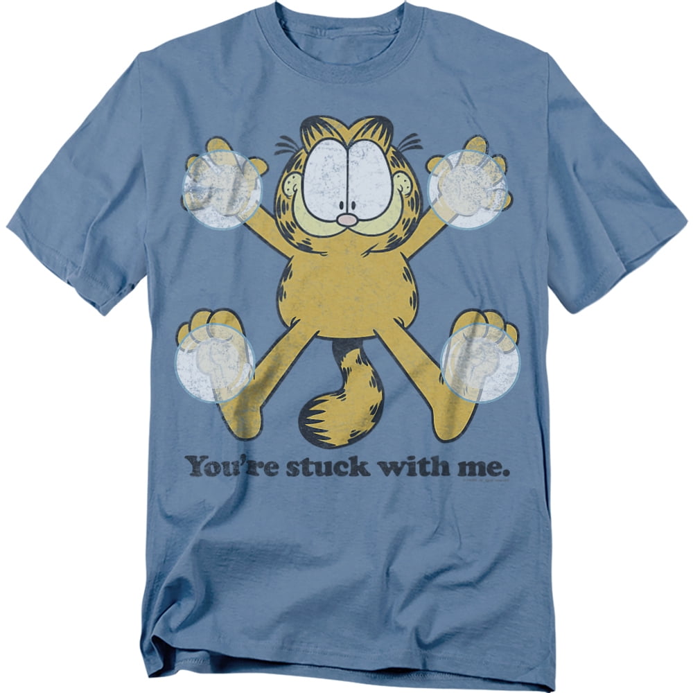 Garfield T-Shirt Stuck Unisex Graphic Tee For Men & Women - Walmart.com