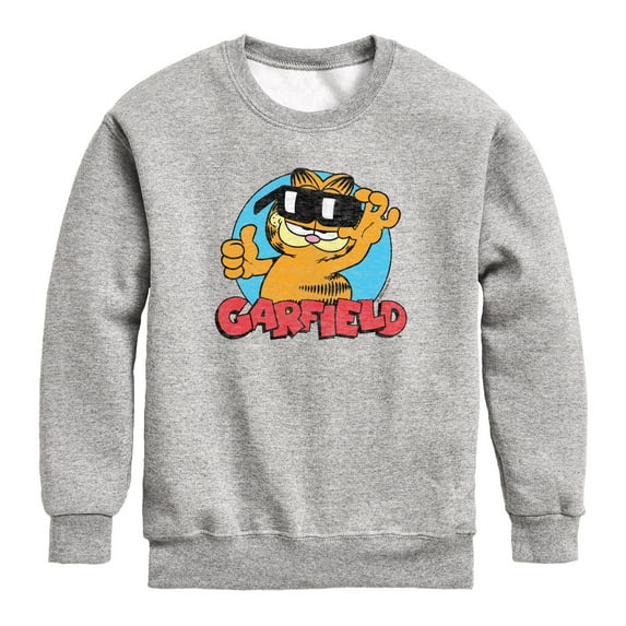 Garfield - Sunglasses - Toddler Boys Fleece Crew Sweatshirt - Walmart.com