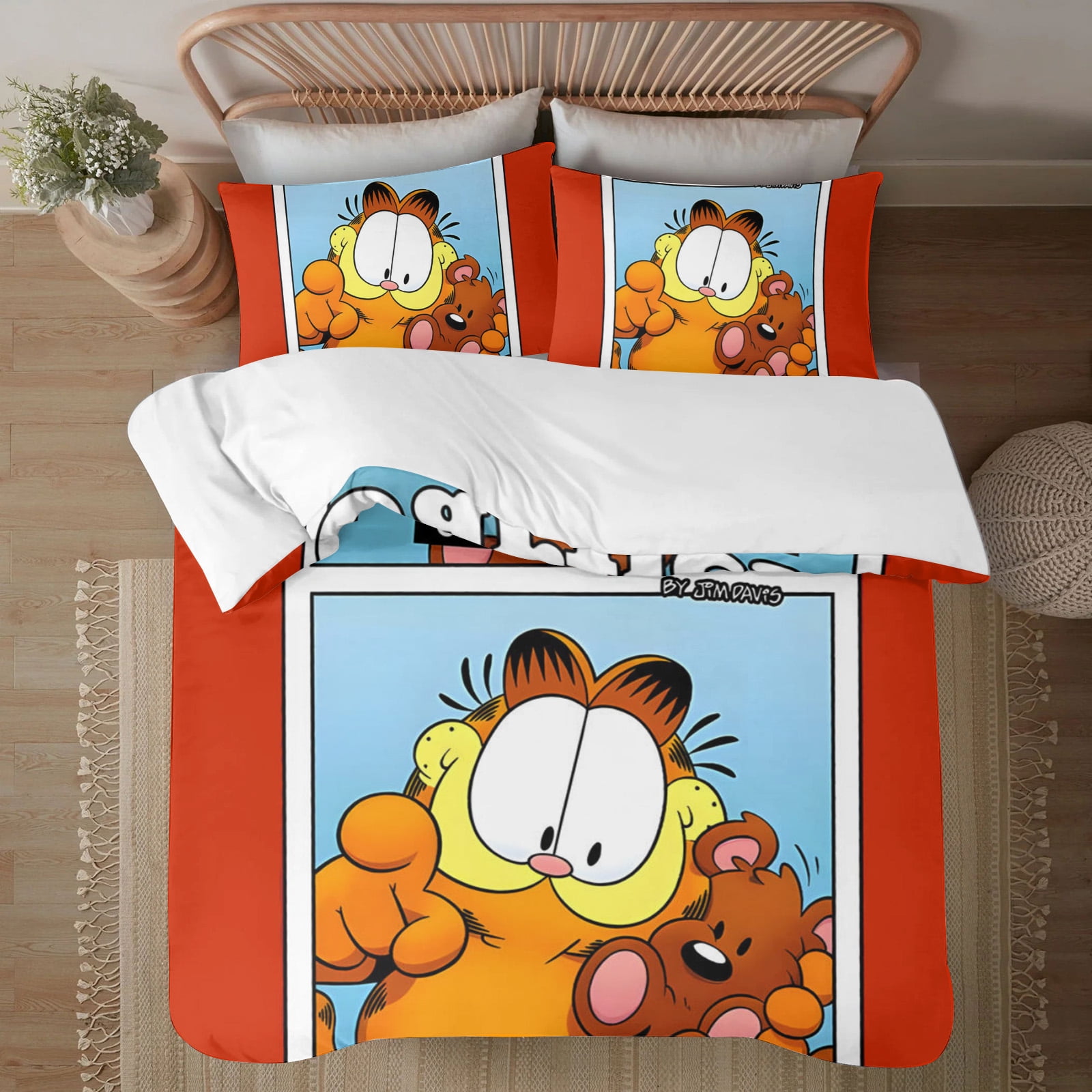 Garfield Three Piece Bedding Set 173*218CM - Walmart.com