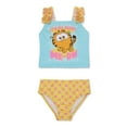 Garfield Toddler Girls Tankini Swim Set, 2-Piece, UPF 50+ Protection ...