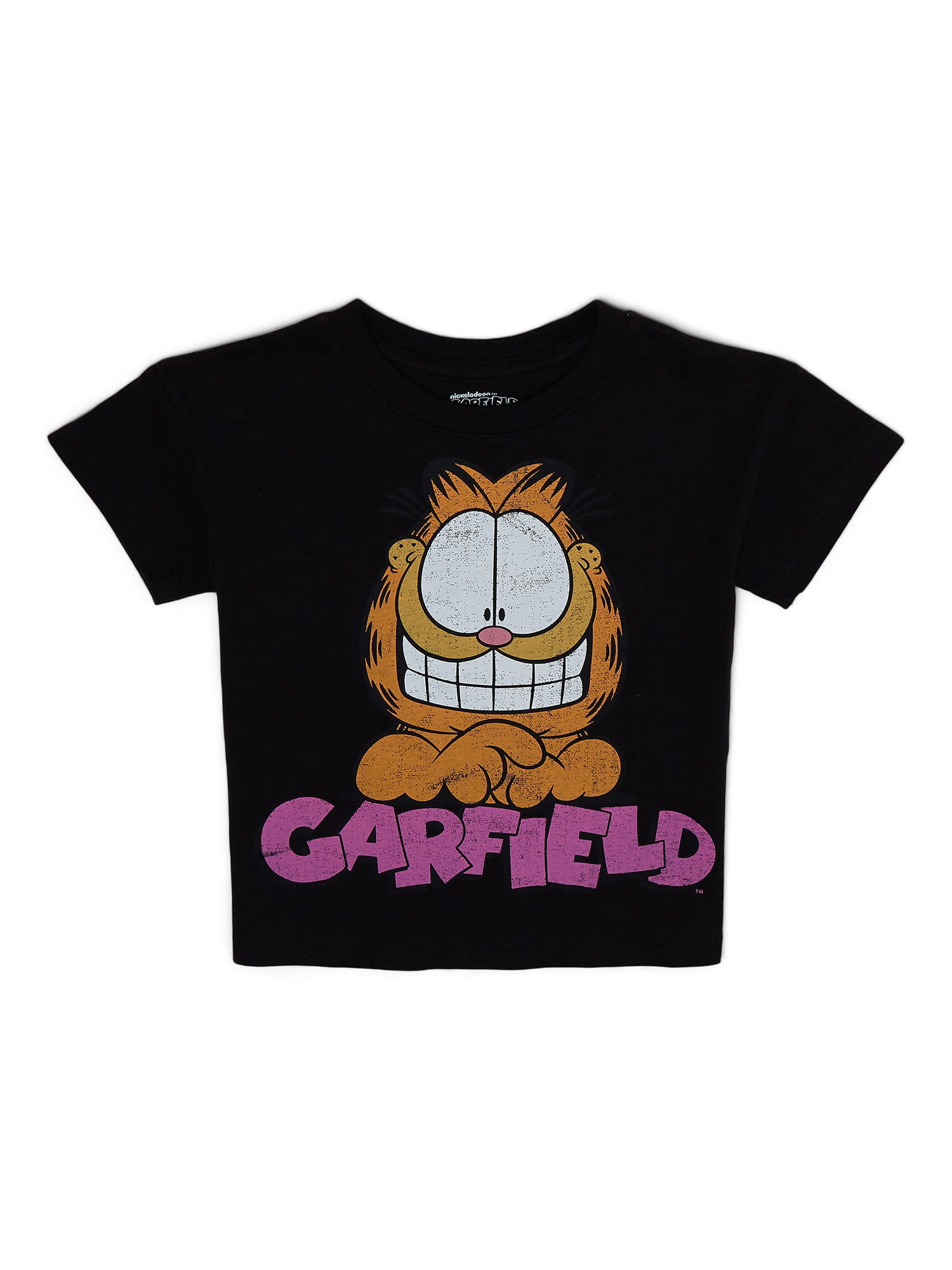 Garfield Toddler Graphic Print T-Shirt - Relaxed Fit - Walmart.com