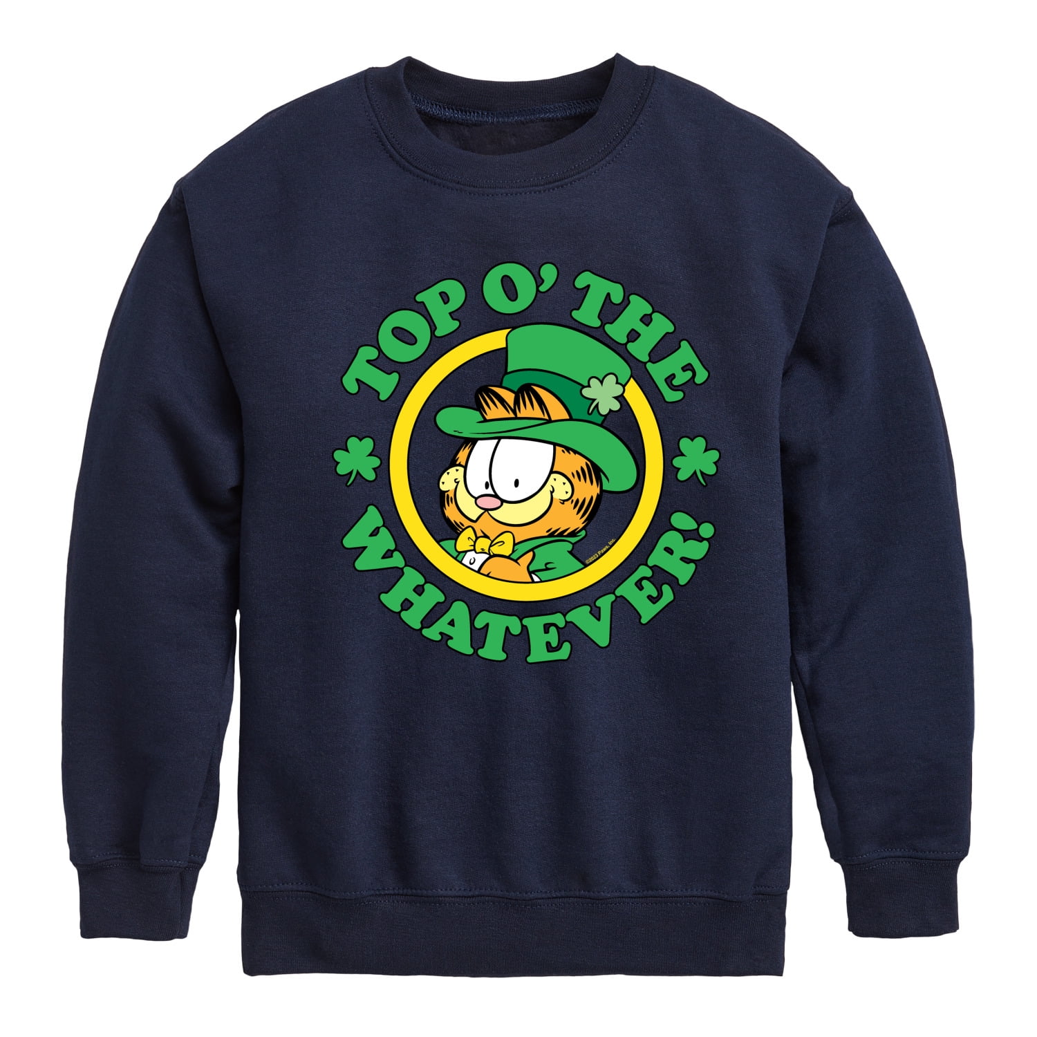 Garfield - Top O The Whatever - Toddler And Youth Crewneck Fleece ...