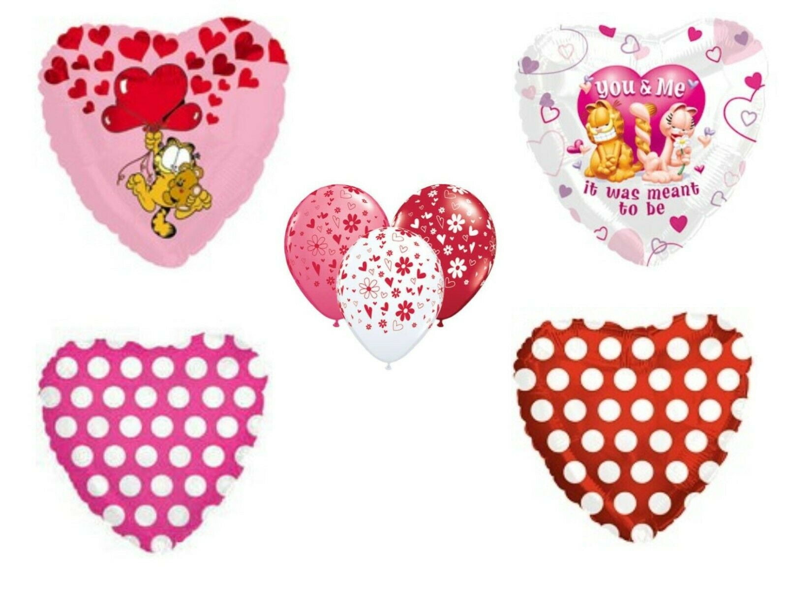 Garfield Valentine's Day Party balloons decorations supplies love ...