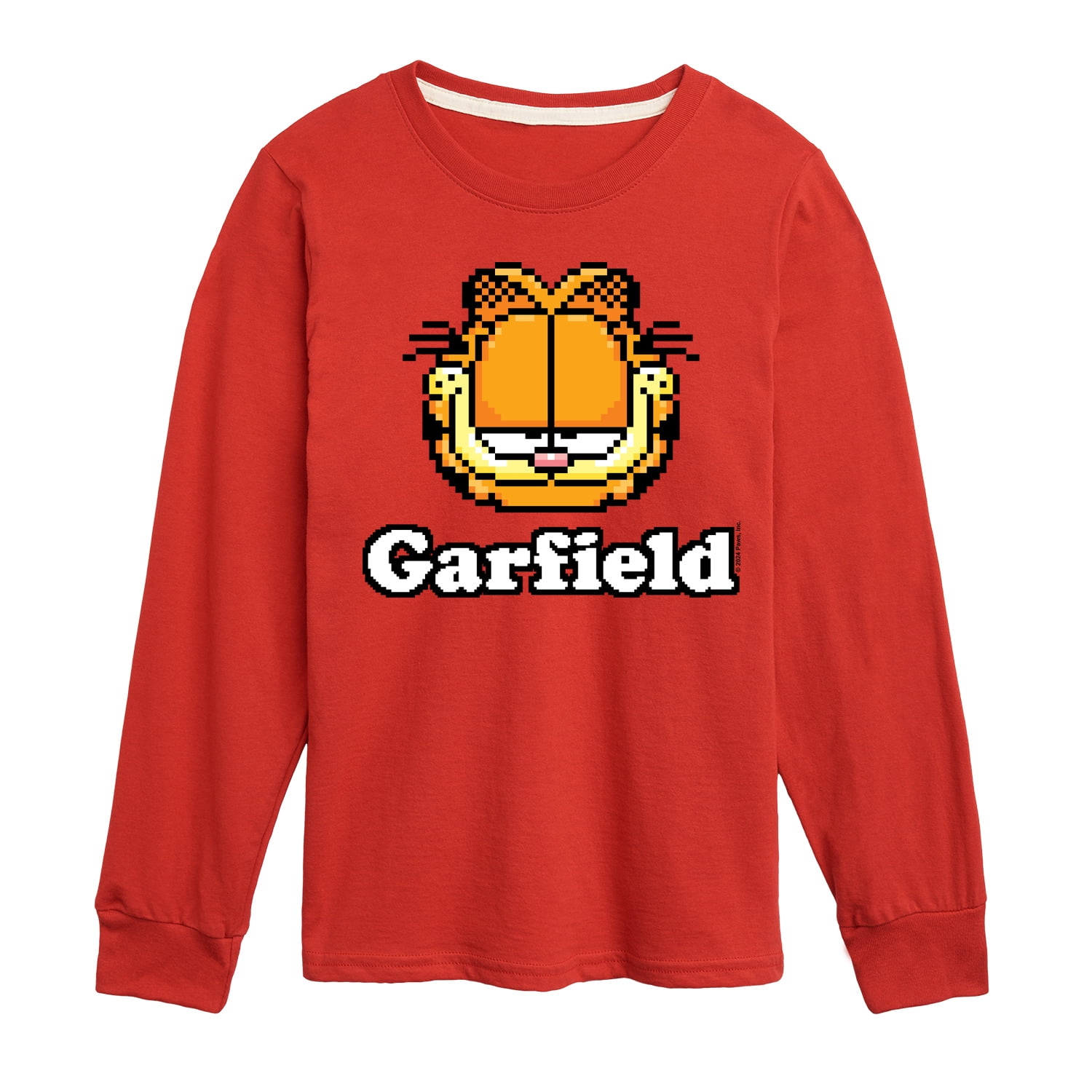 Garfield - Video Game Garfield Logo - Toddler & Youth Long Sleeve ...