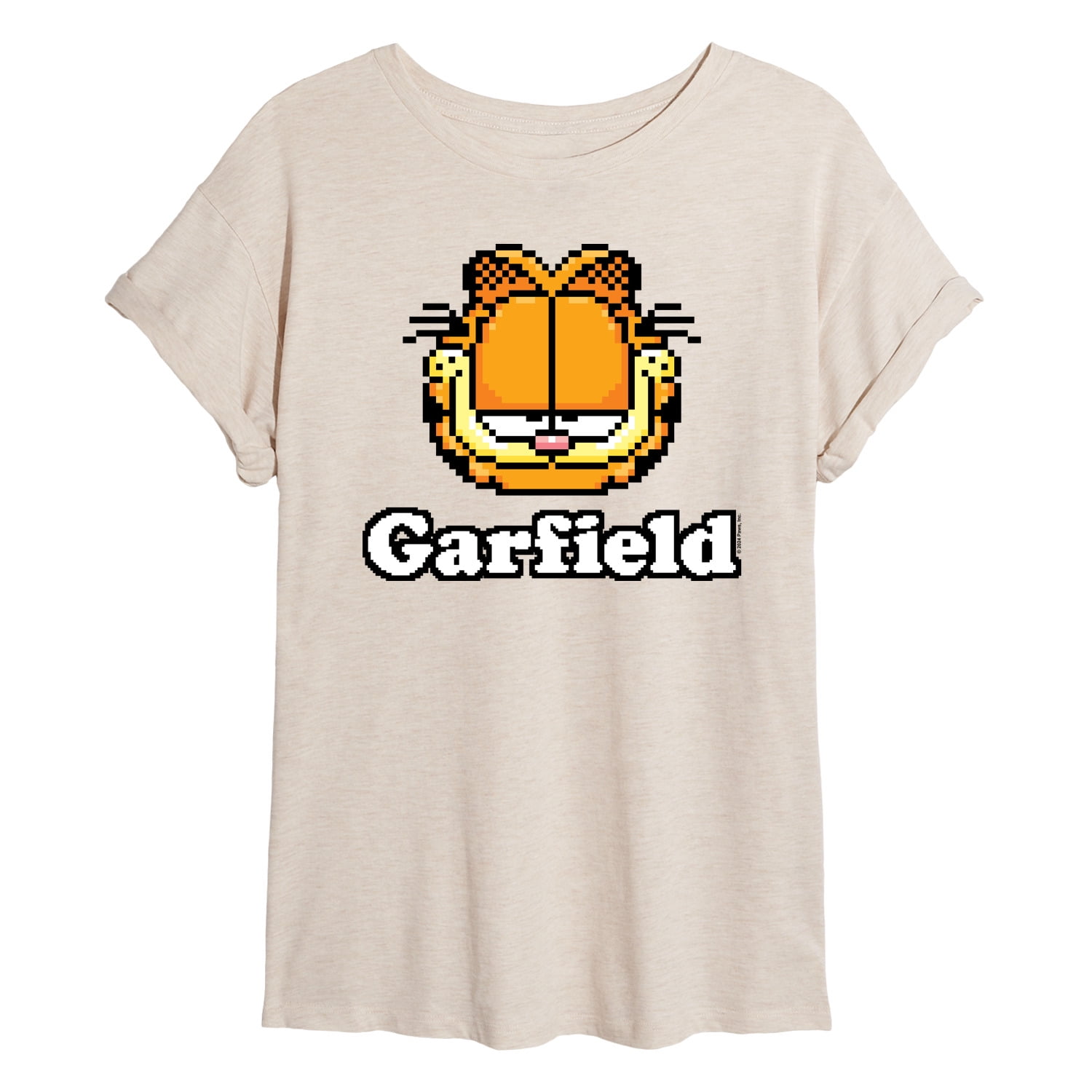 Garfield - Video Game Garfield - Women's Oversized T-Shirt - Walmart.com
