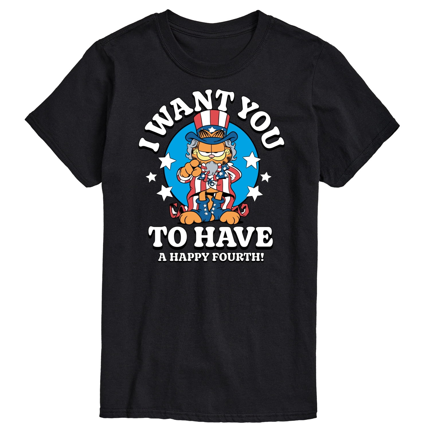 Garfield - Want You To Have A Happy Fourth - Men's Short Sleeve Graphic ...