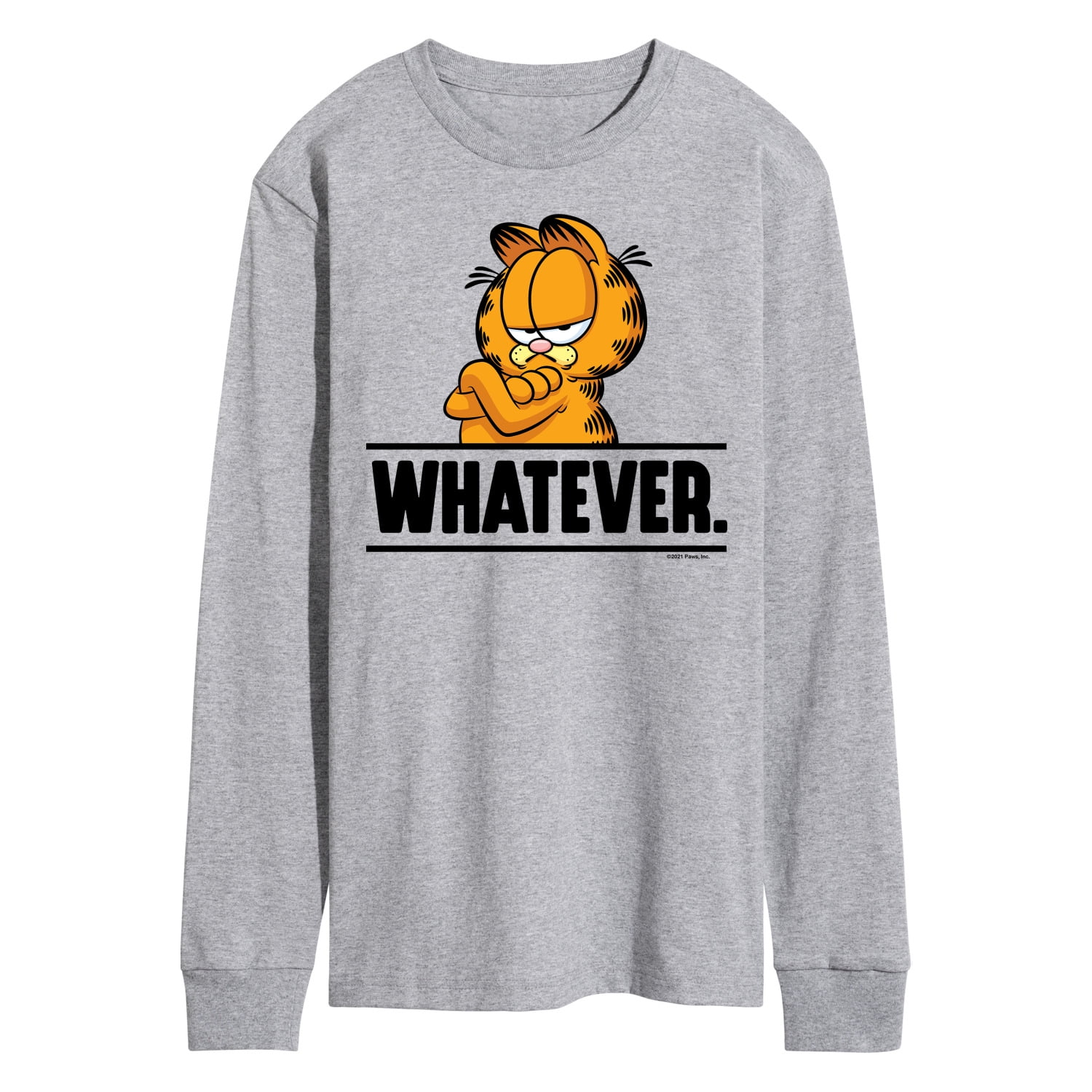 Garfield - Whatever - Men's Long Sleeve T-Shirt - Walmart.com