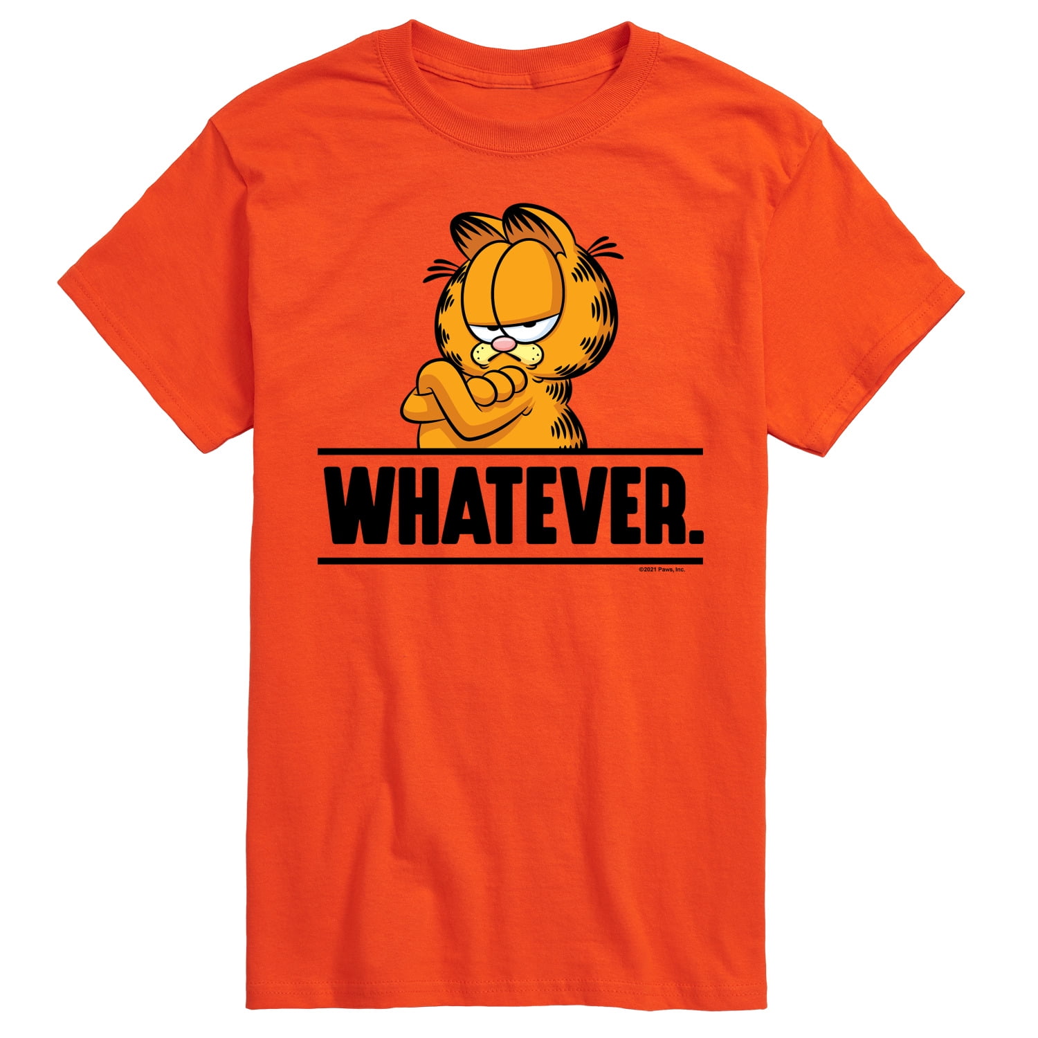 Garfield - Whatever - Men's Short Sleeve Graphic T-Shirt - Walmart.com