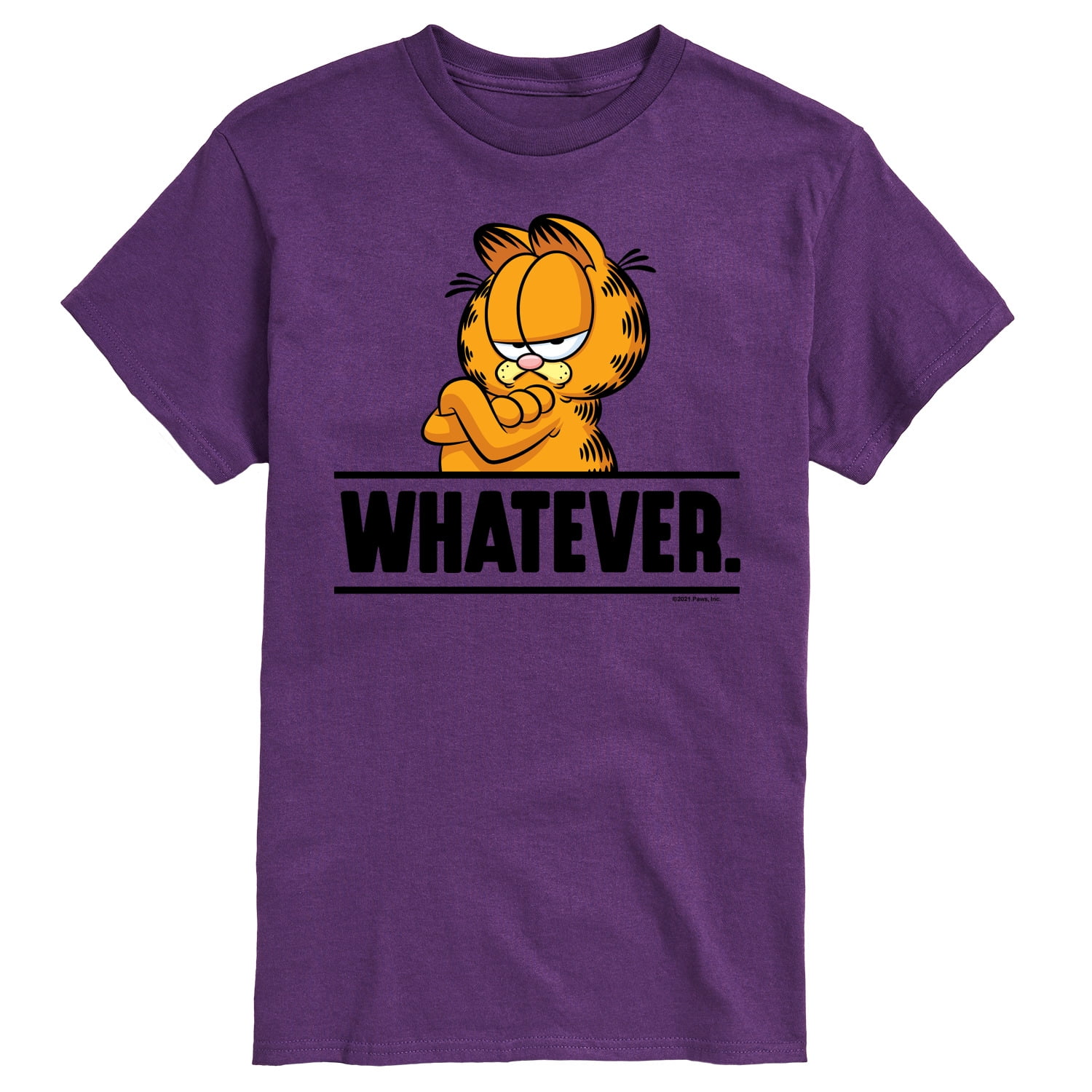 Garfield - Whatever - Men's Short Sleeve Graphic T-Shirt - Walmart.com