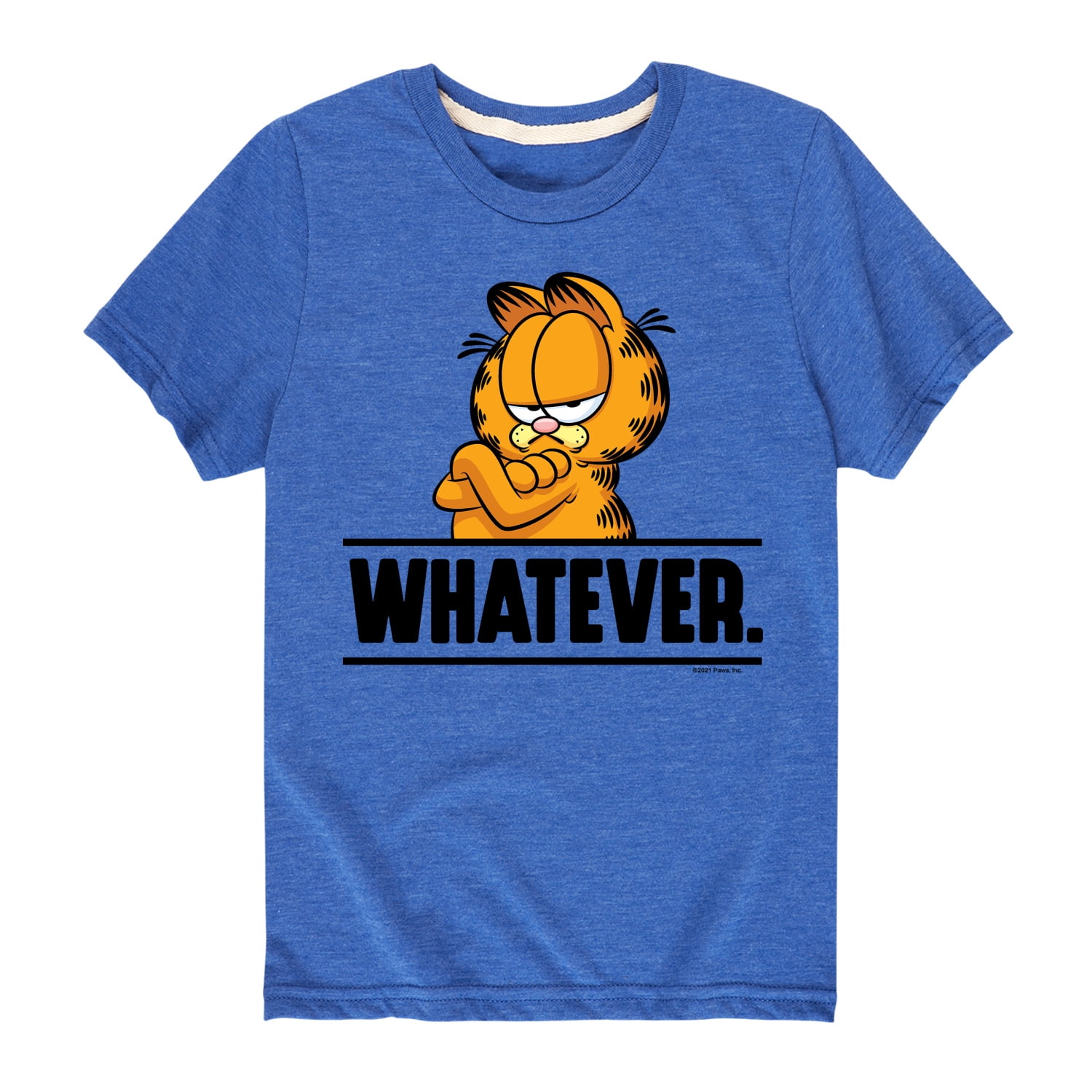 Garfield - Whatever - Toddler And Youth Short Sleeve Graphic T-Shirt ...